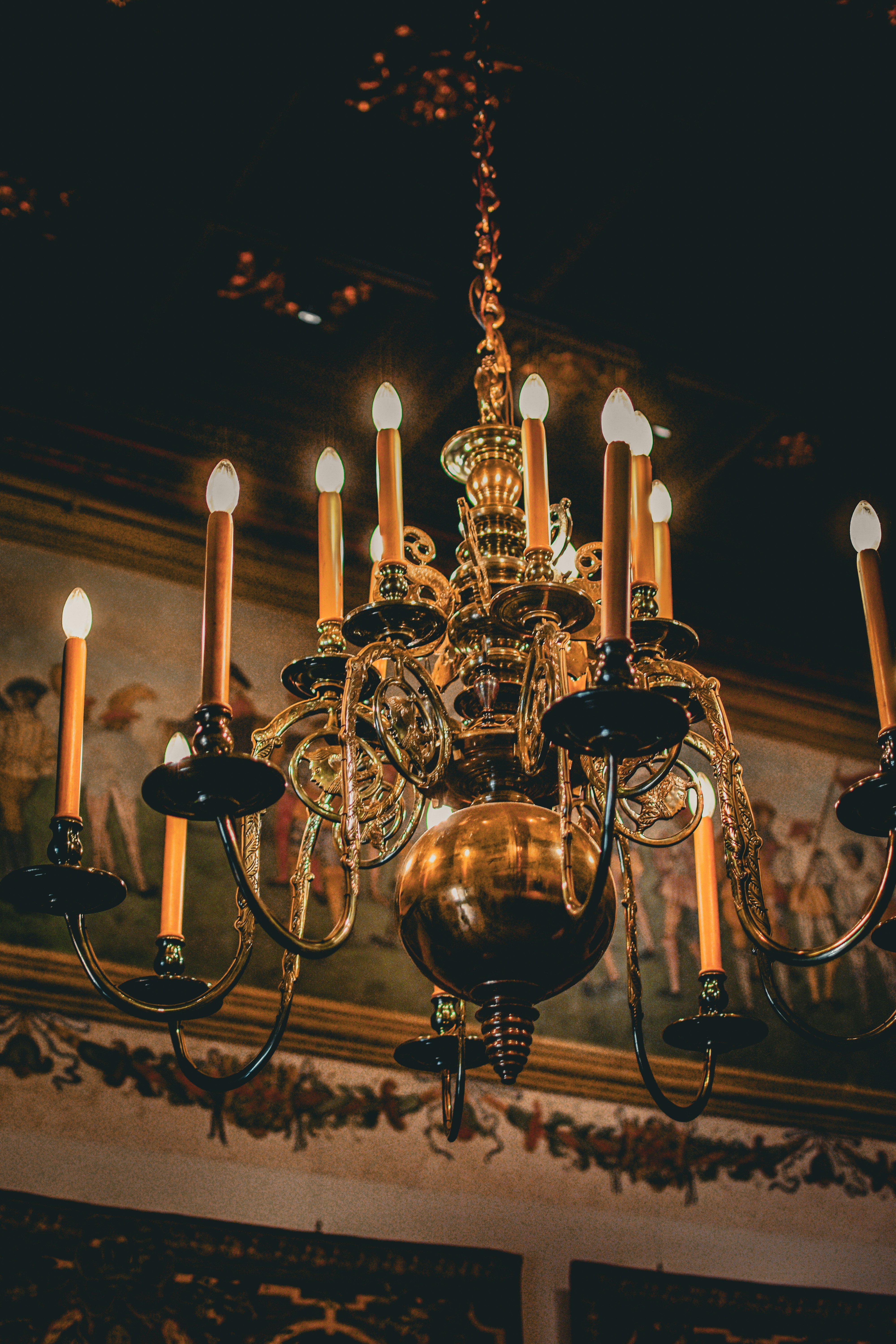 A Chandelier in Wawel Royal Castle