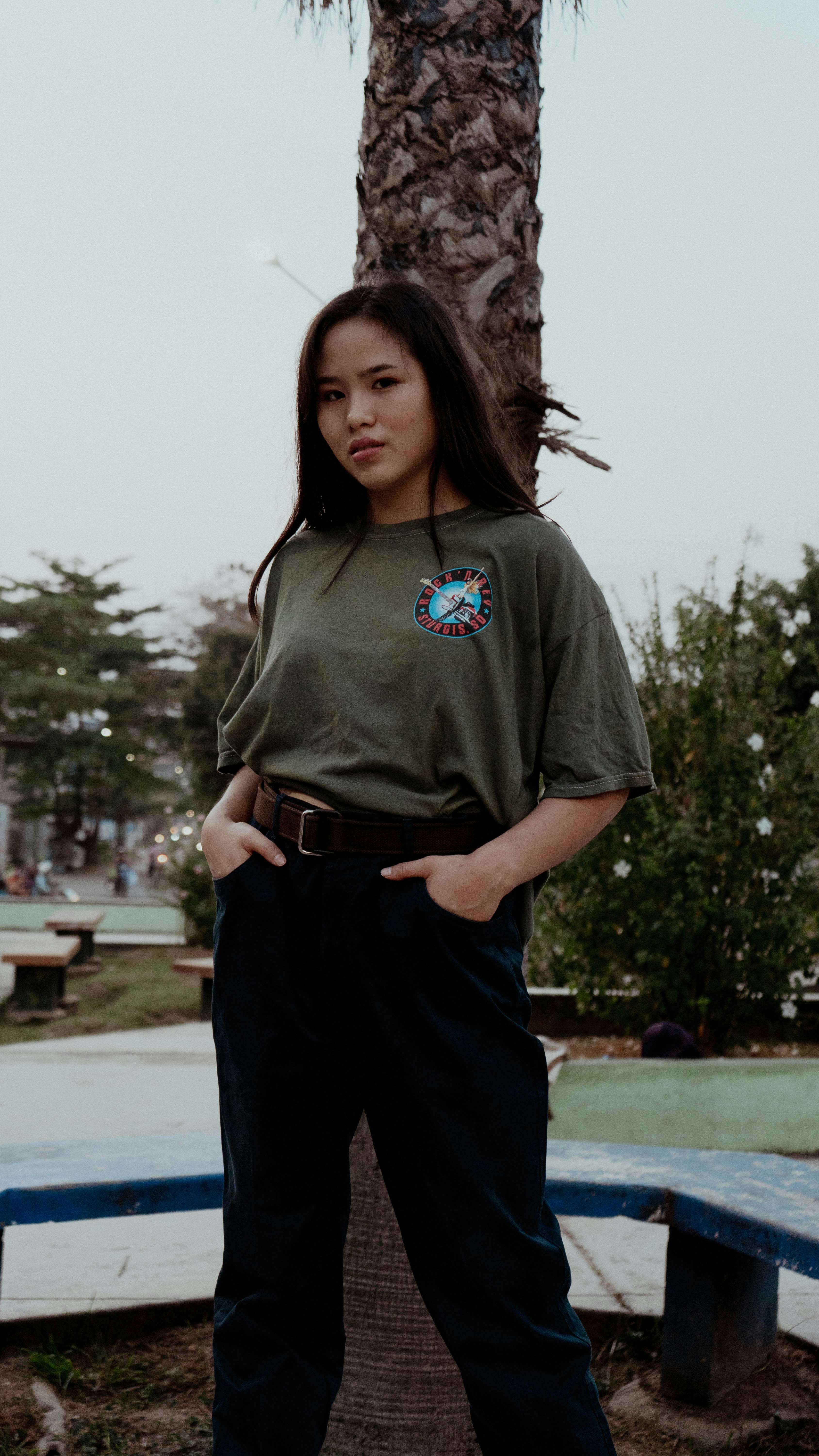 Urban Serenity: A Moment of Poise
