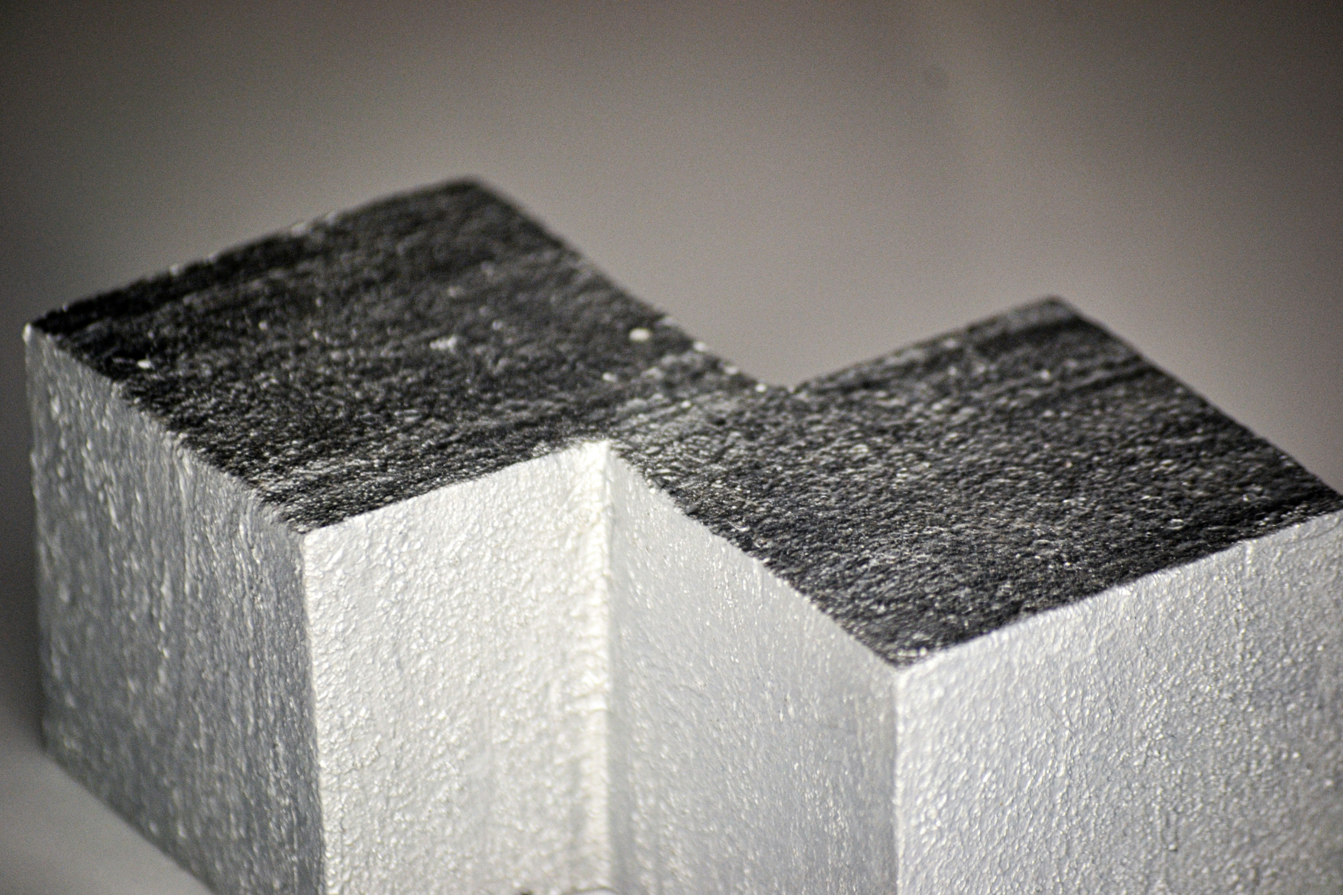 Two blocks of concrete sitting side by side photo – Free Texture Image ...