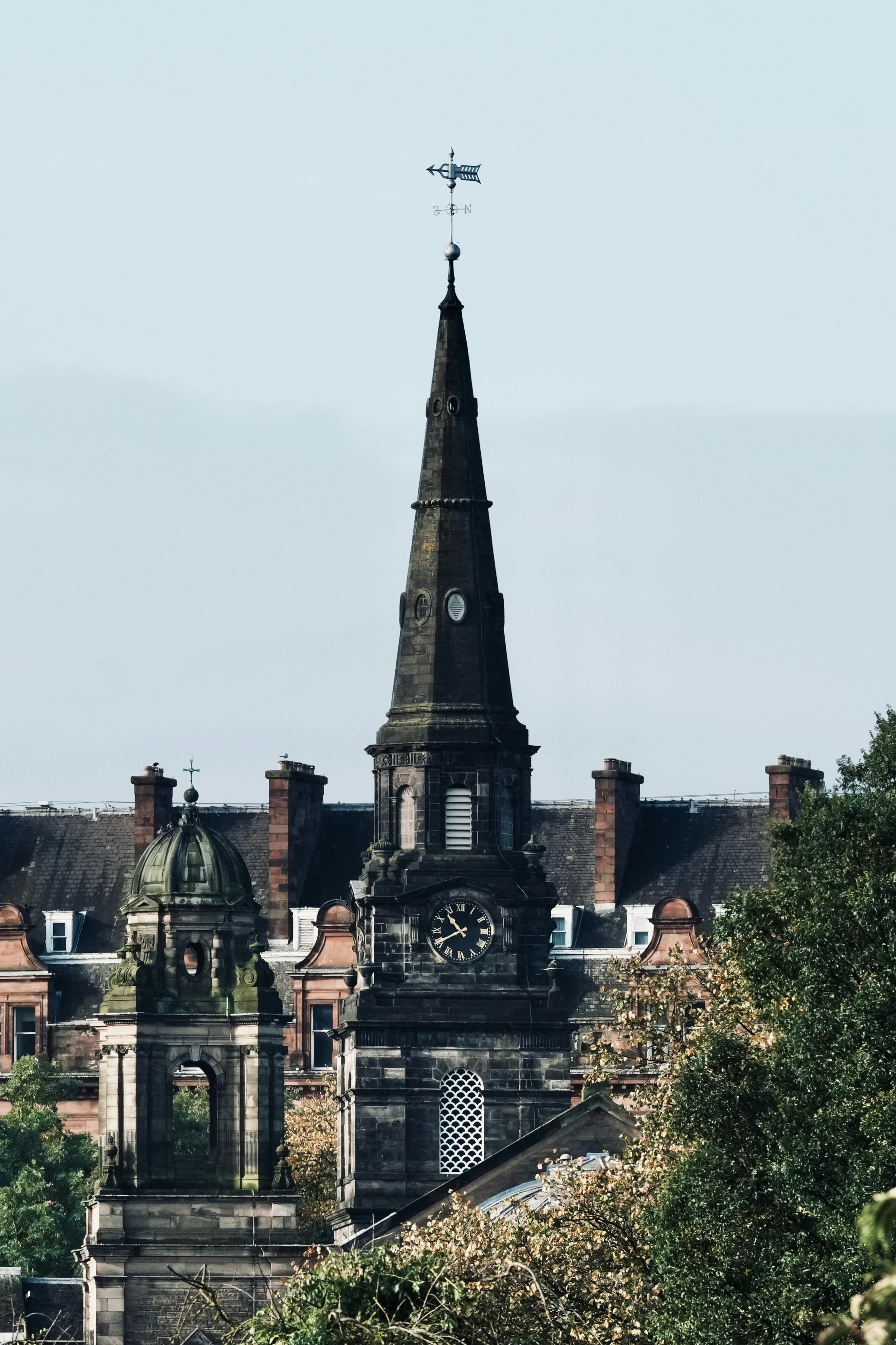Timeless Elegance: The Spire's Watchful Gaze