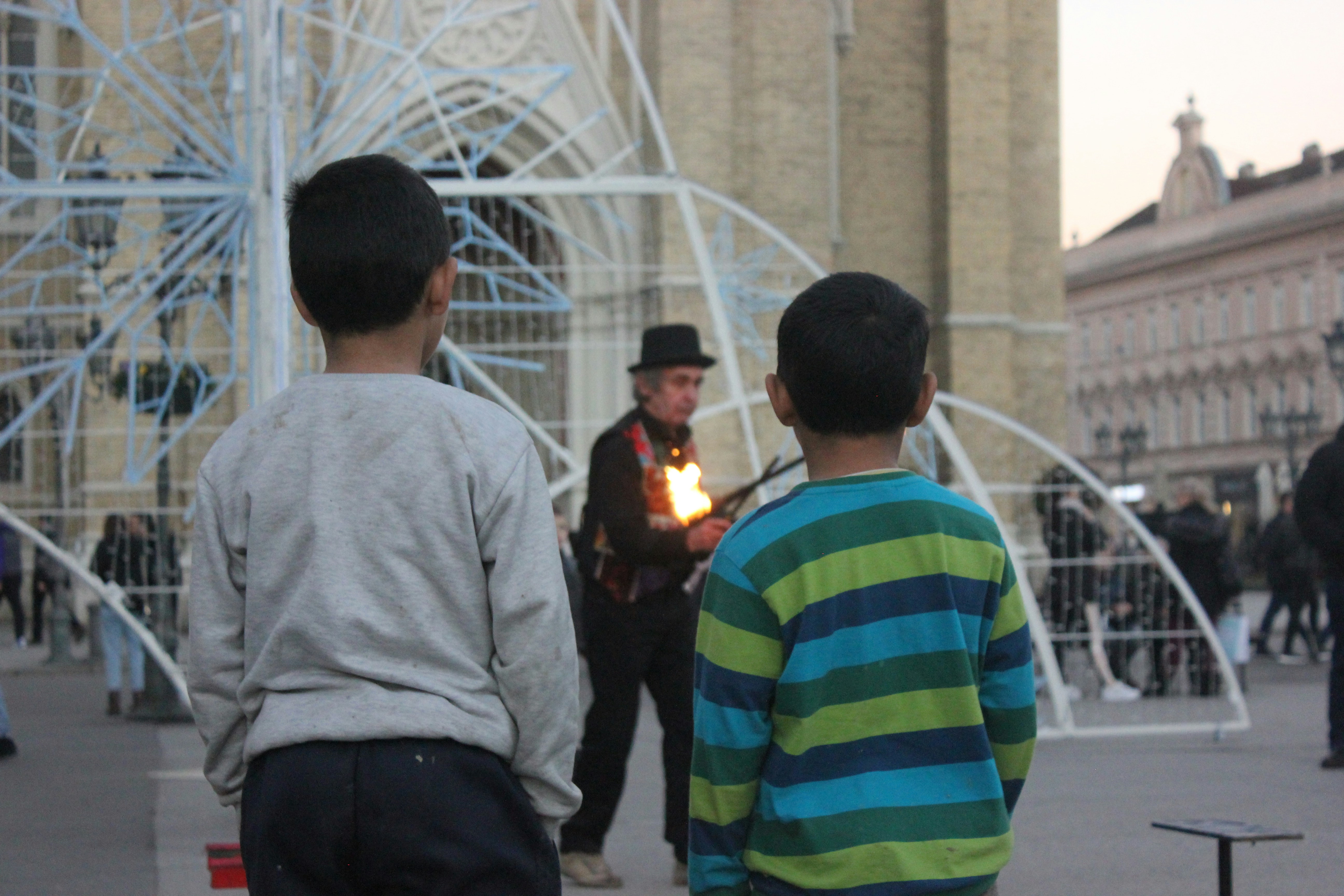 Watching the magician's skills