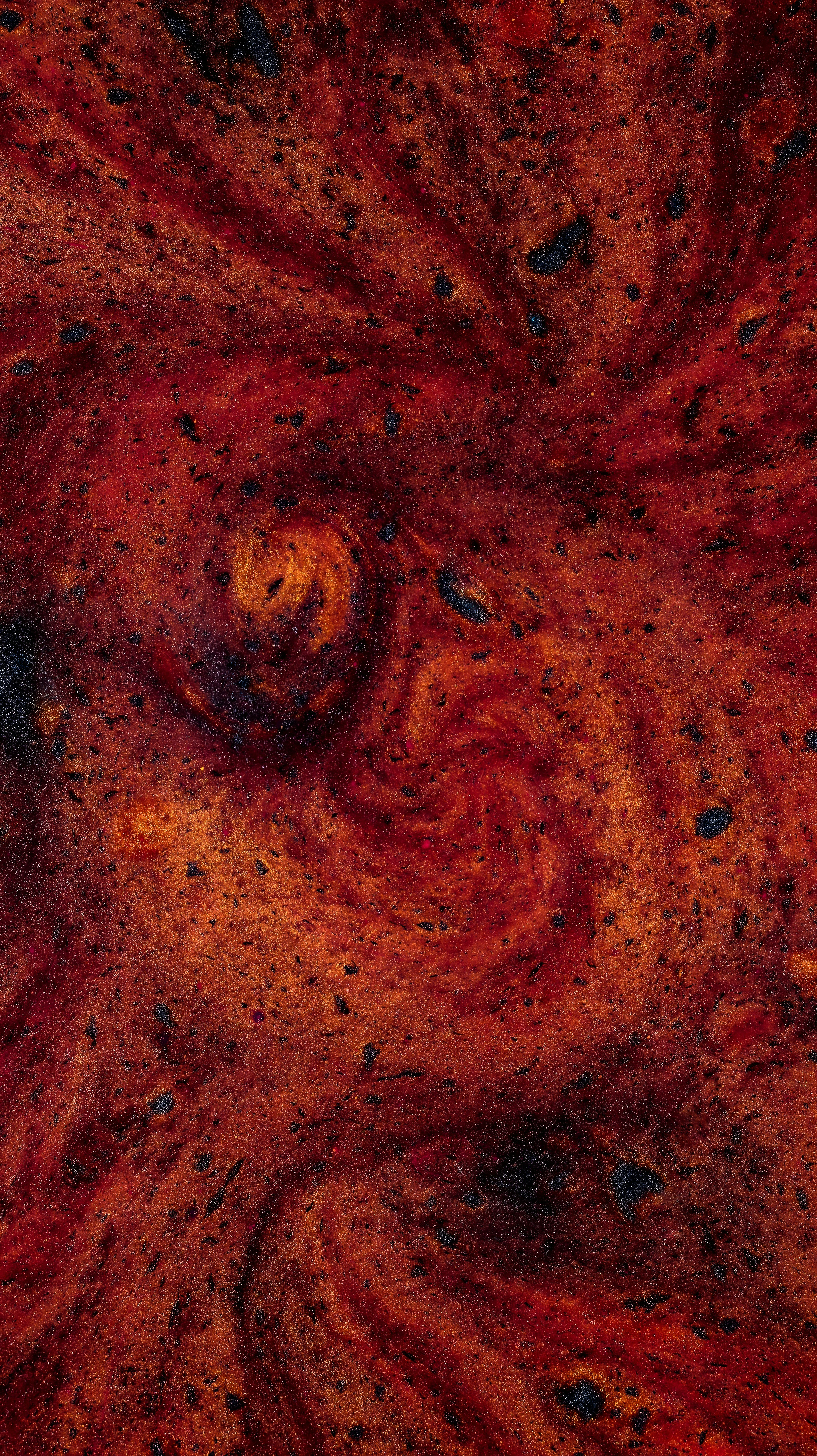 A close up of a red and black substance photo – Free Wallpaper Image on ...