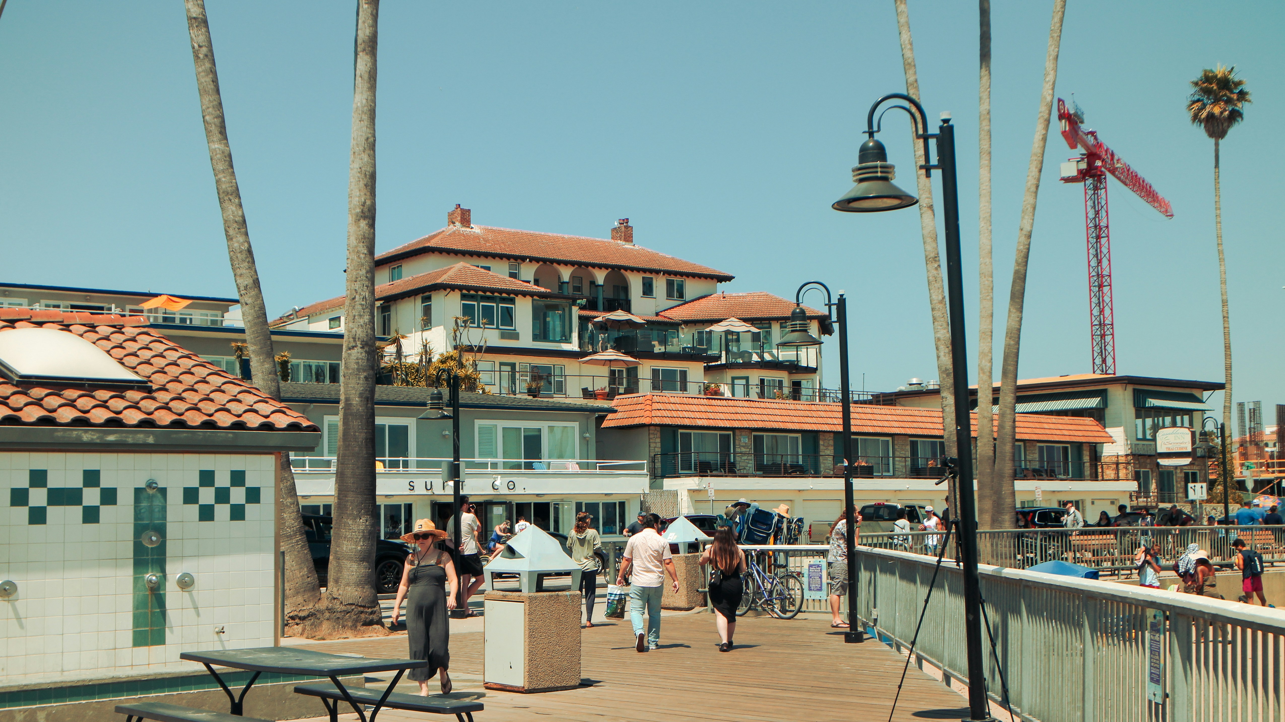 Coastal Stroll by the Pier