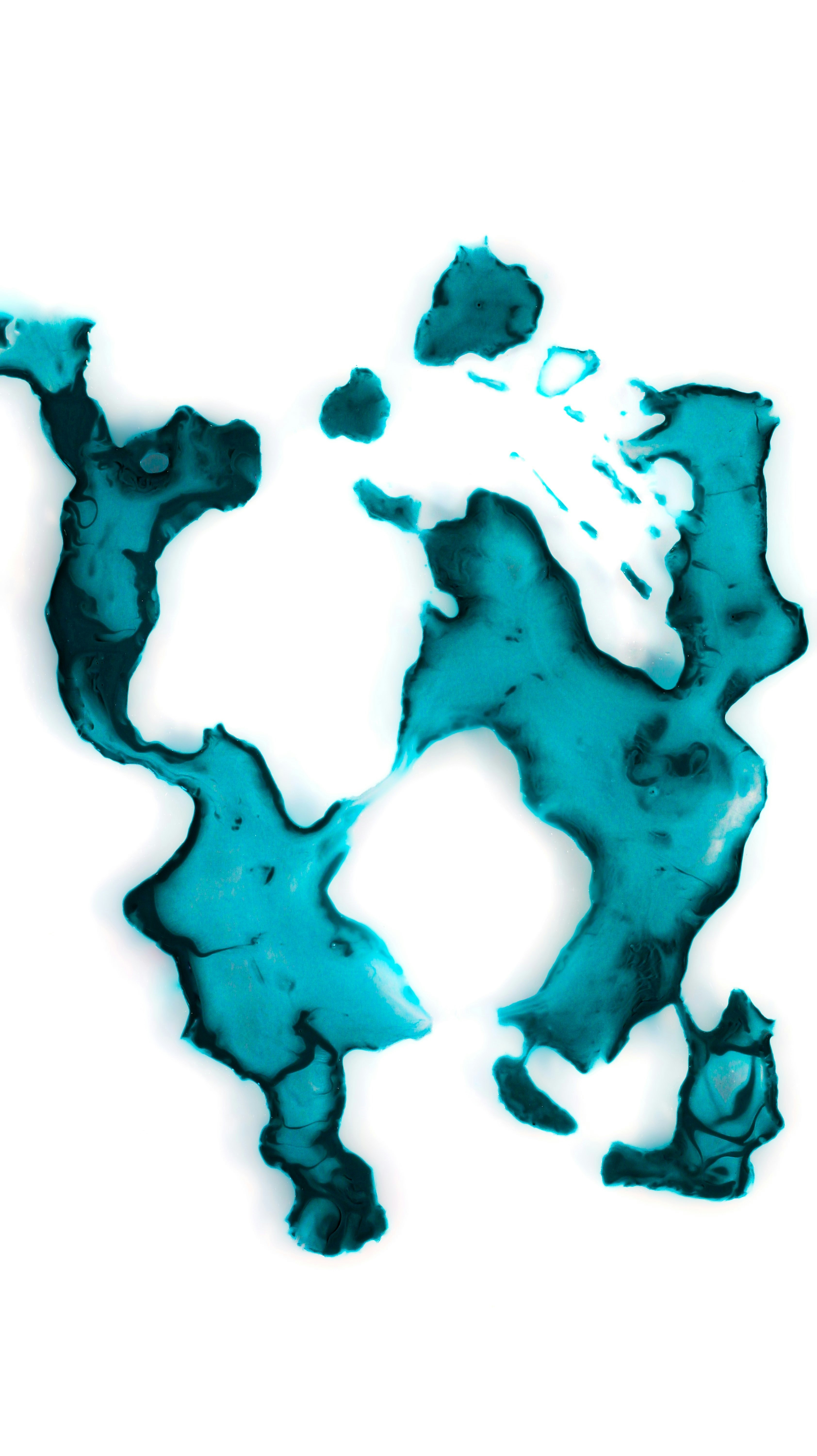 A piece of paper that has some blue paint on it photo – Free Wallpaper ...