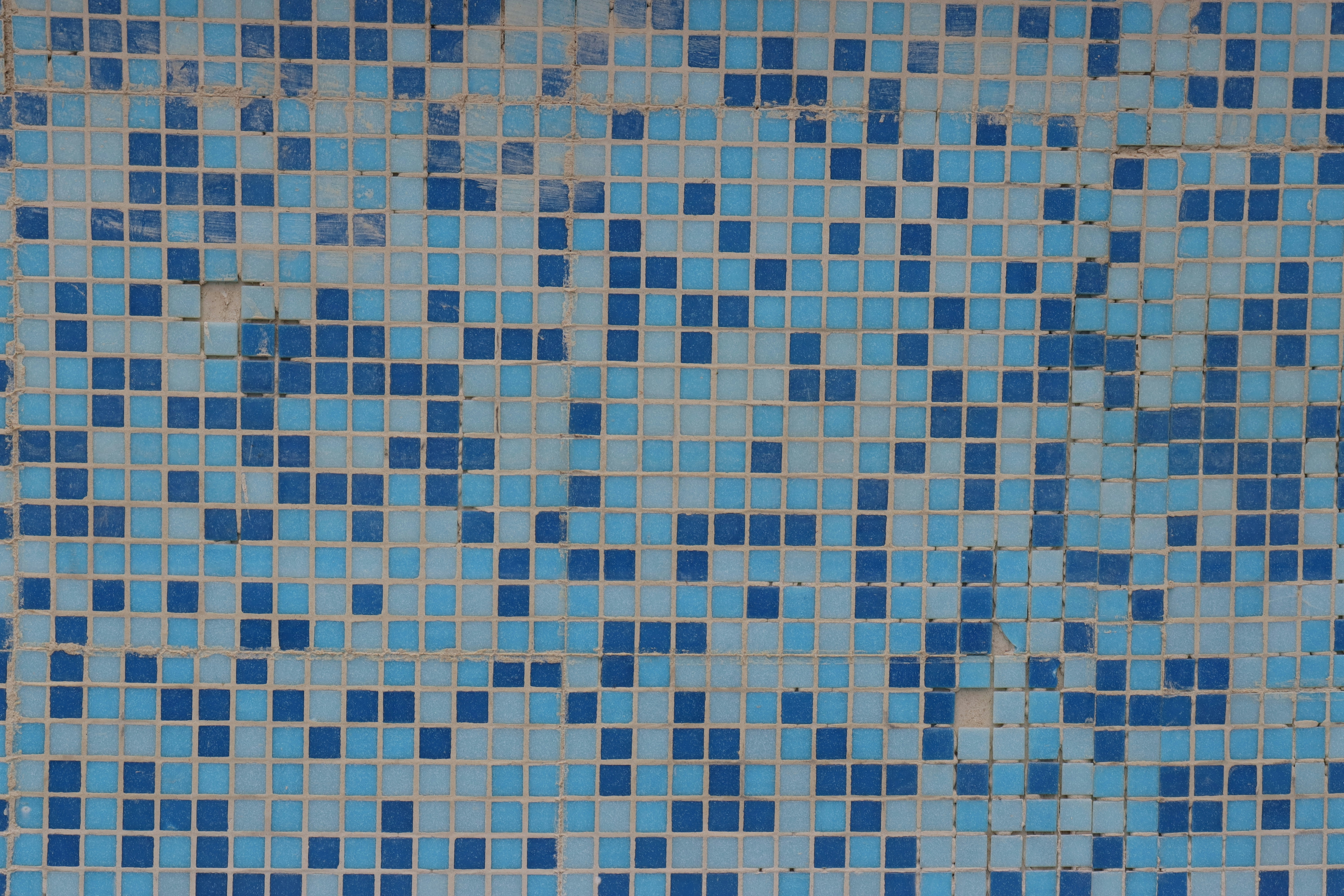 Cerulean Grid: a Quiet Patchwork of Blue Tiles