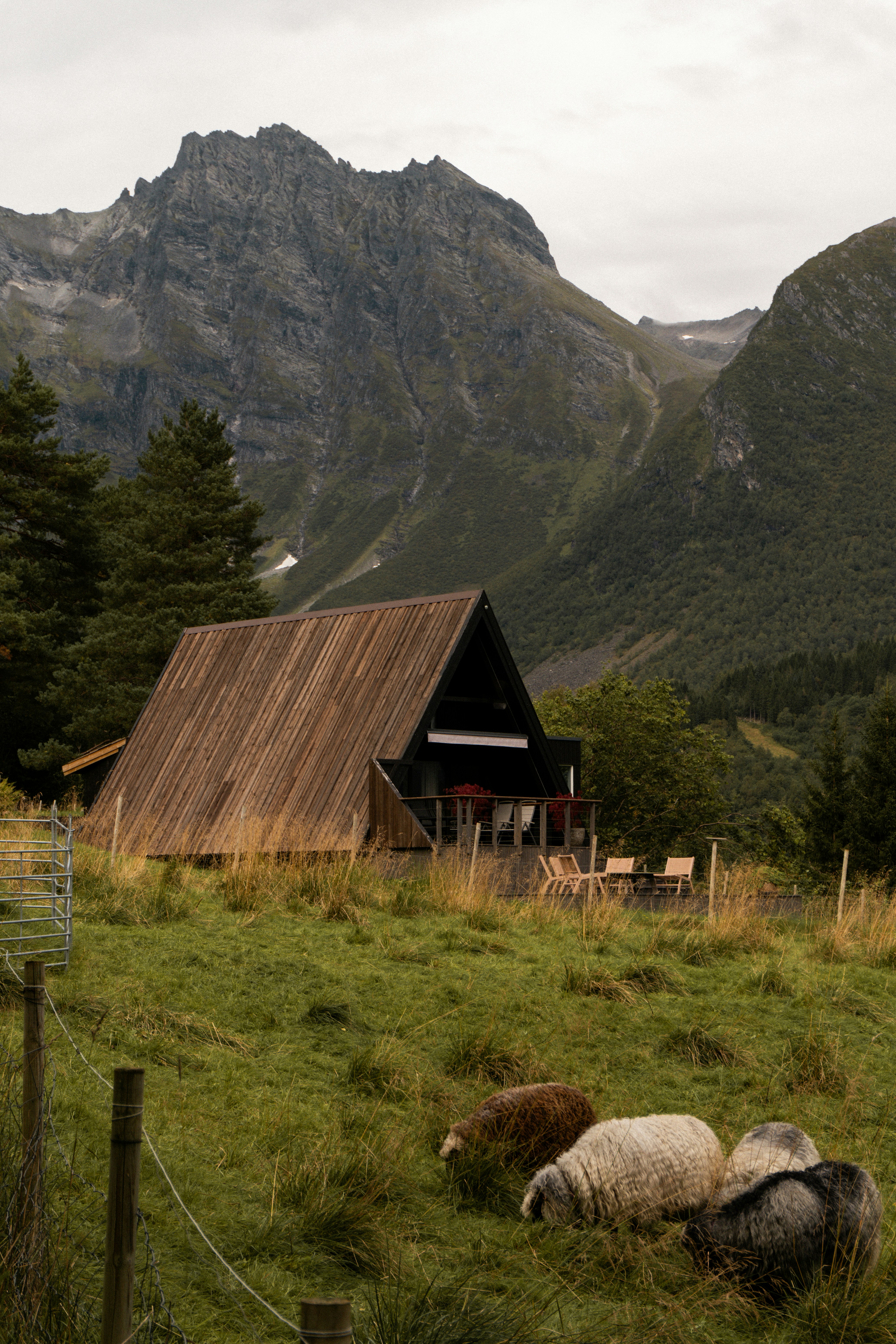Alpine A-frame at Meadow’s Edge Beneath Granite Peaks