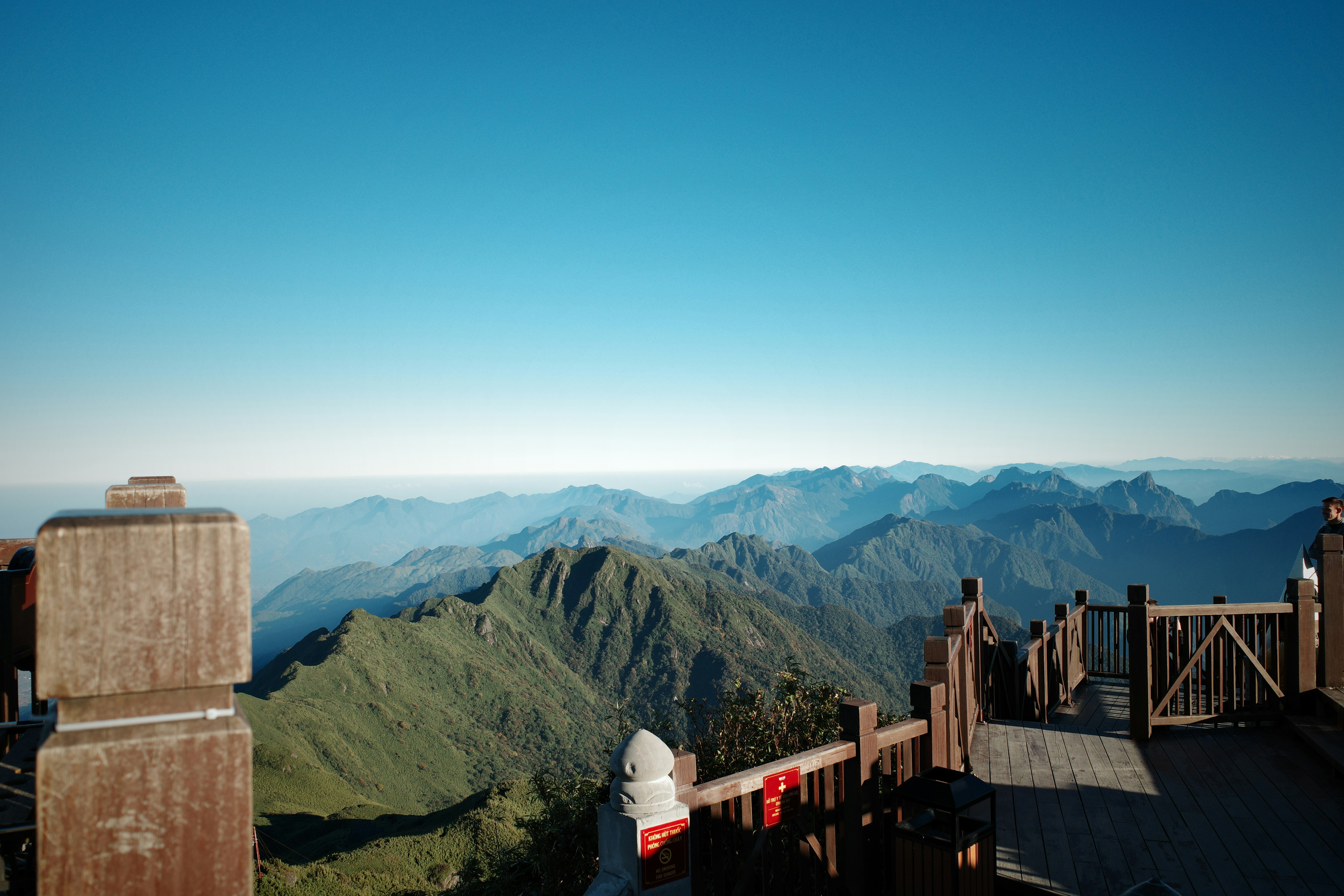 A view of the mountains from a high point of view photo – Free Fansipan ...