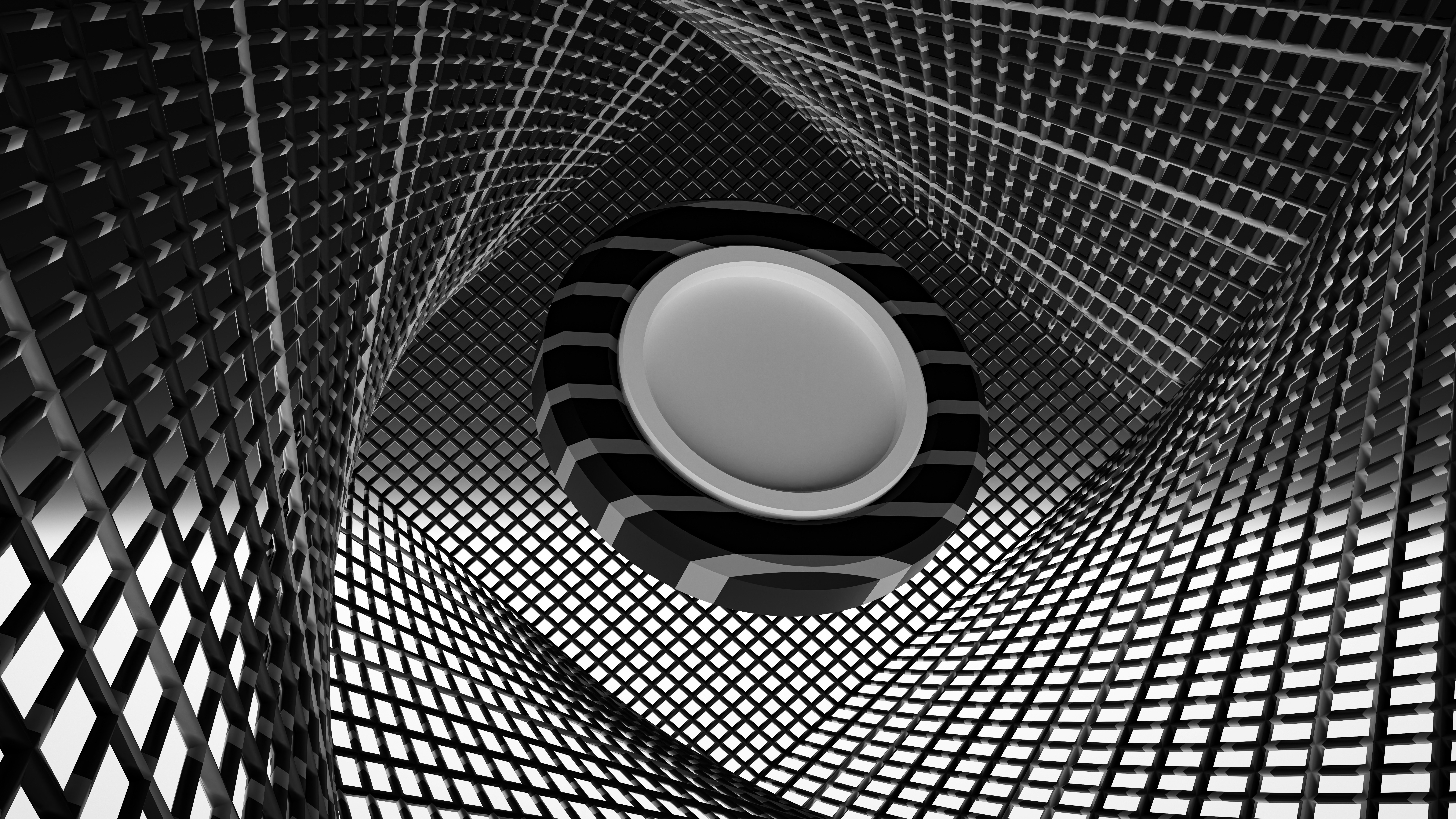 A black and white photo of a circular object photo – Free Digital image ...