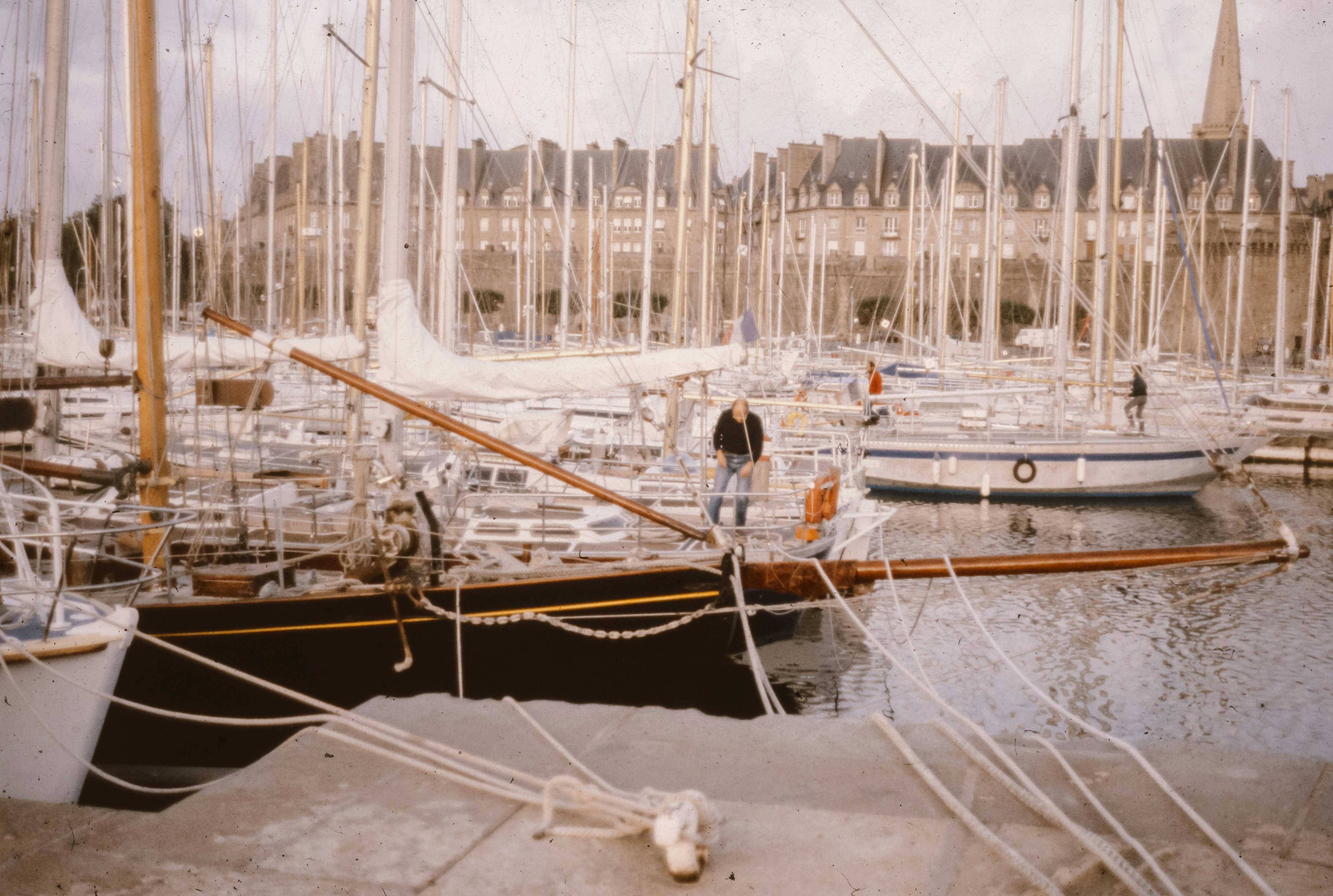A harbor filled with lots of sail boats photo – Free France Image on ...