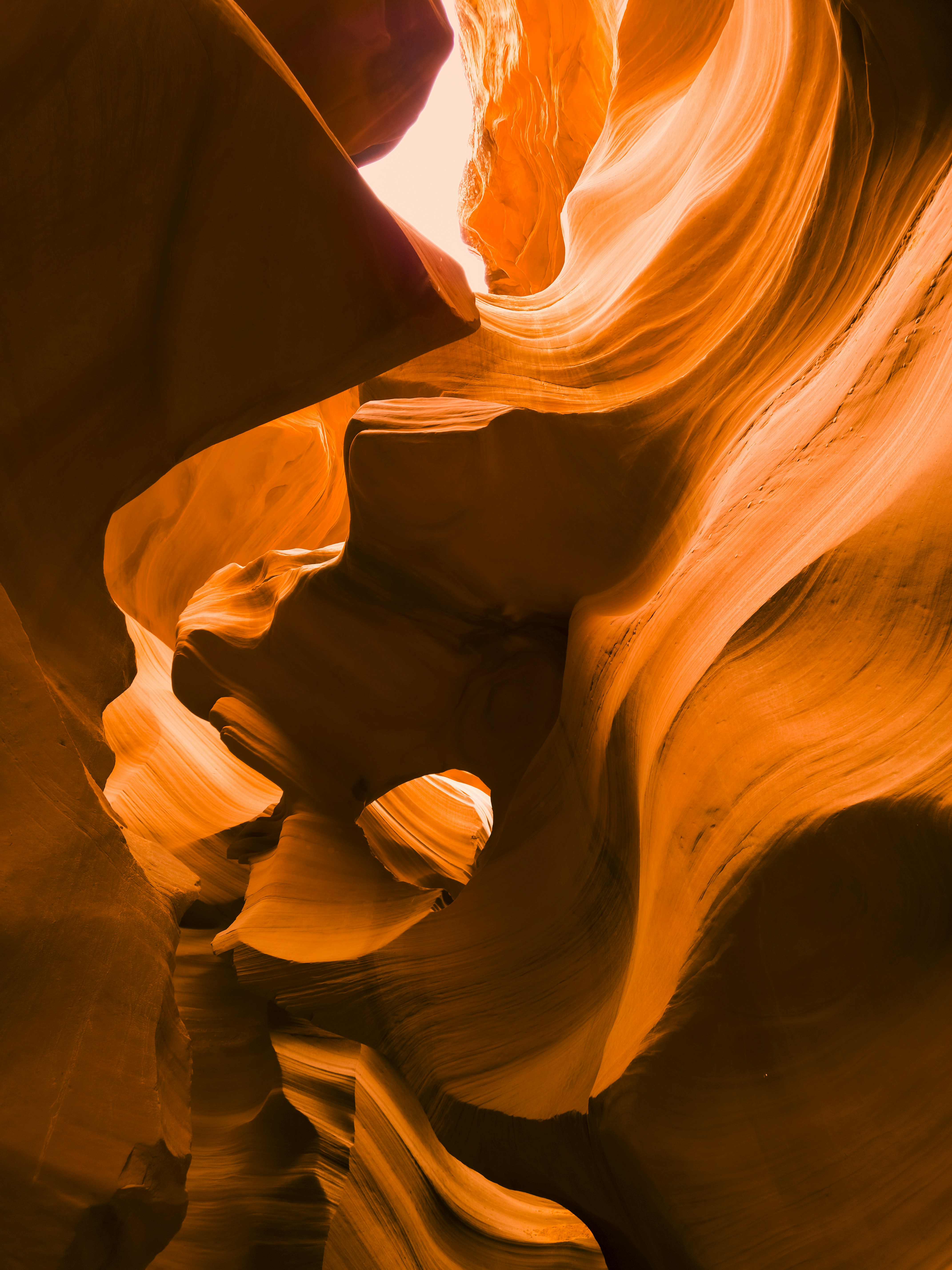 A canyon that has a very large rock formation in it photo – Free Usa ...