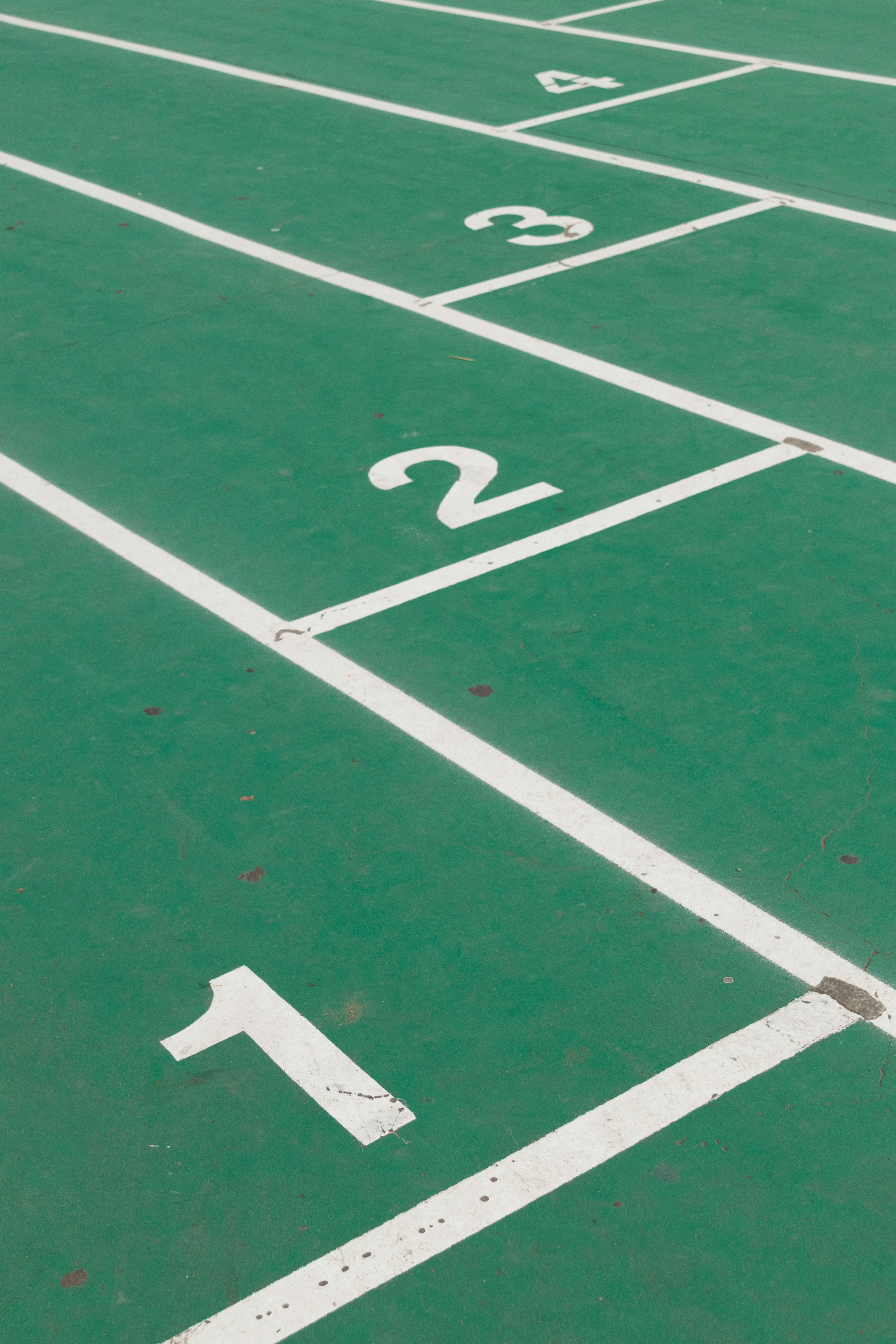 A close-up view of athletics tracks.Filipe Nobre