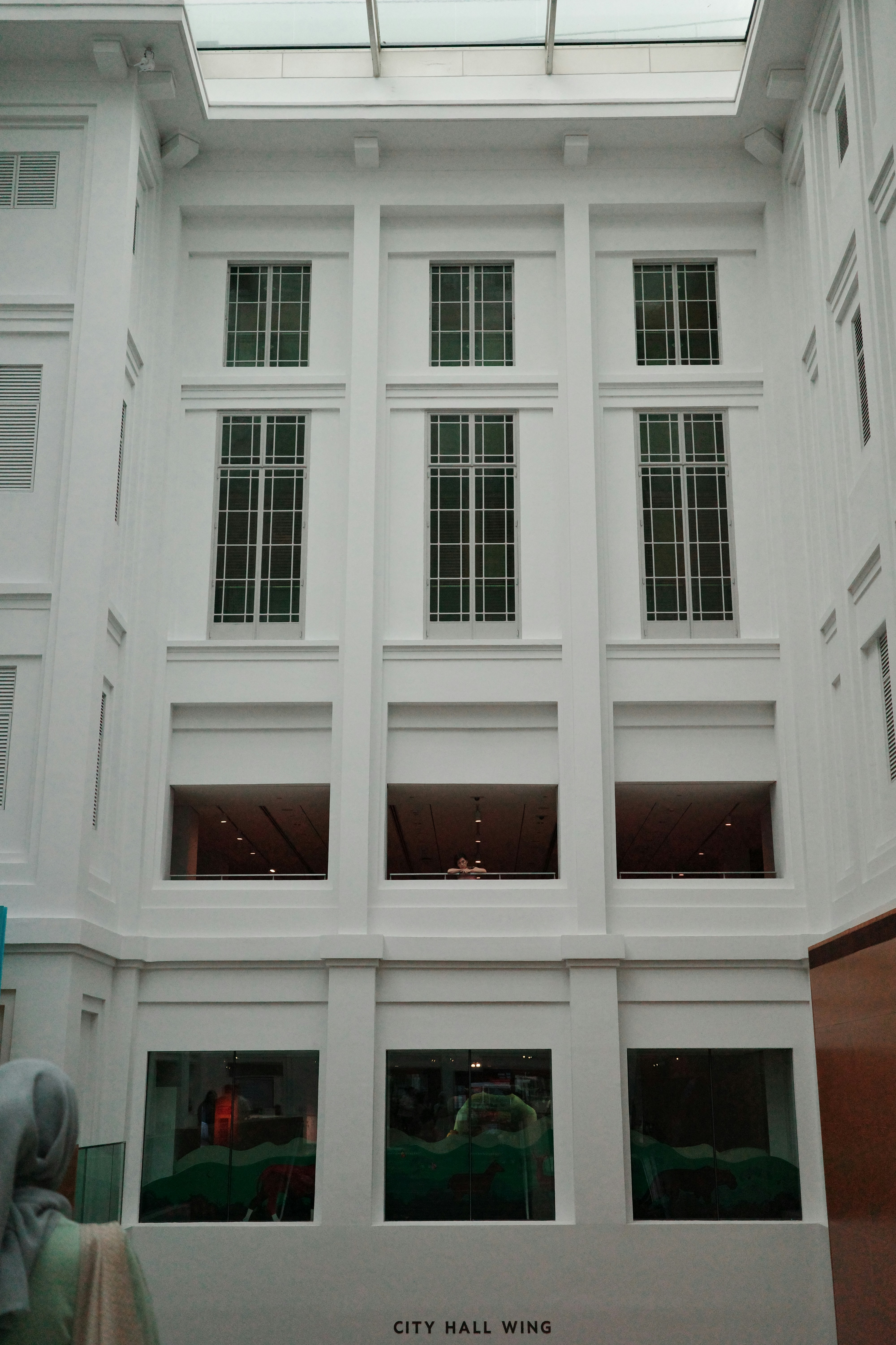 Symmetry in White: City Hall Wing Atrium