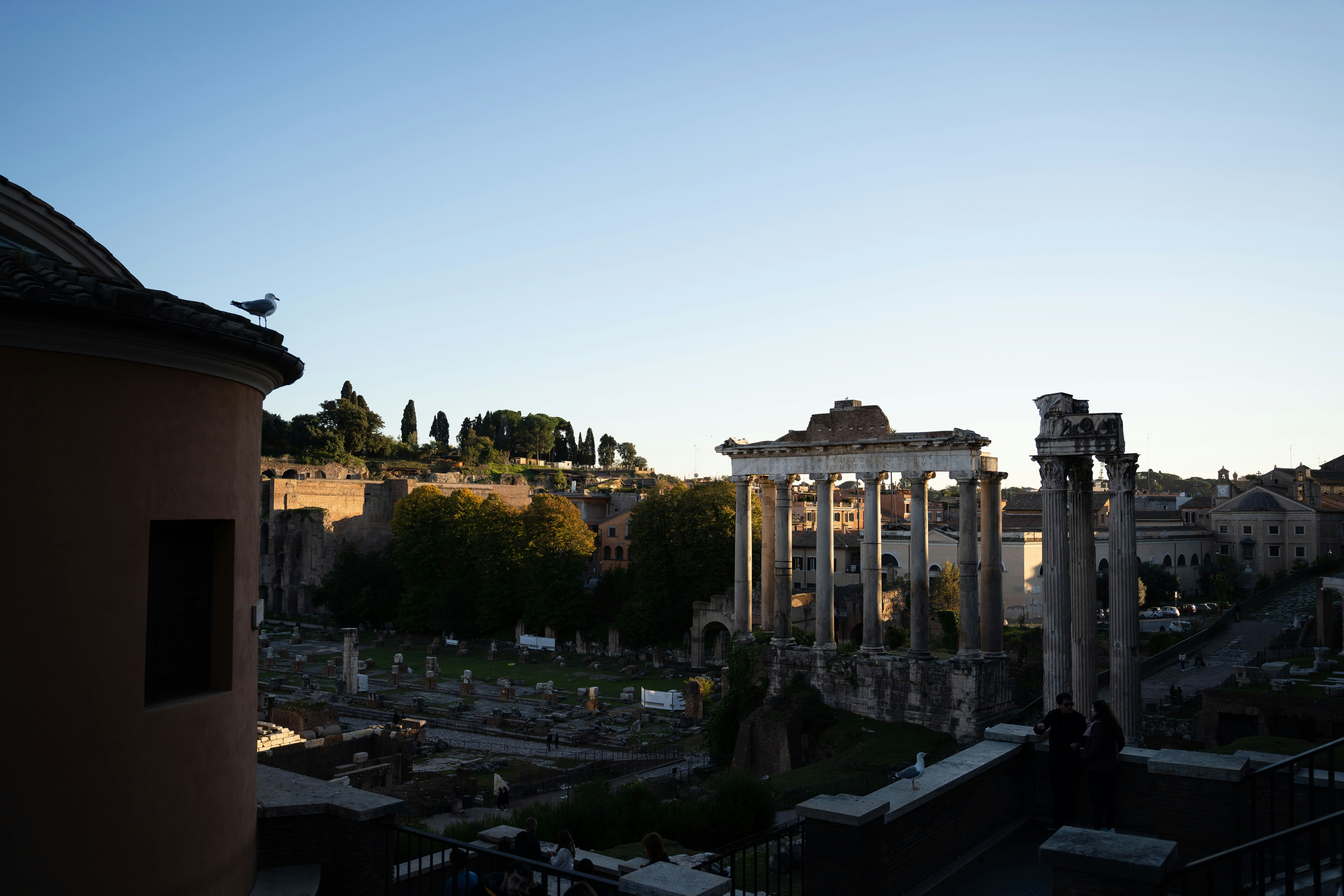 A view of the ruins of a roman city photo – Free Fori romani Image on ...