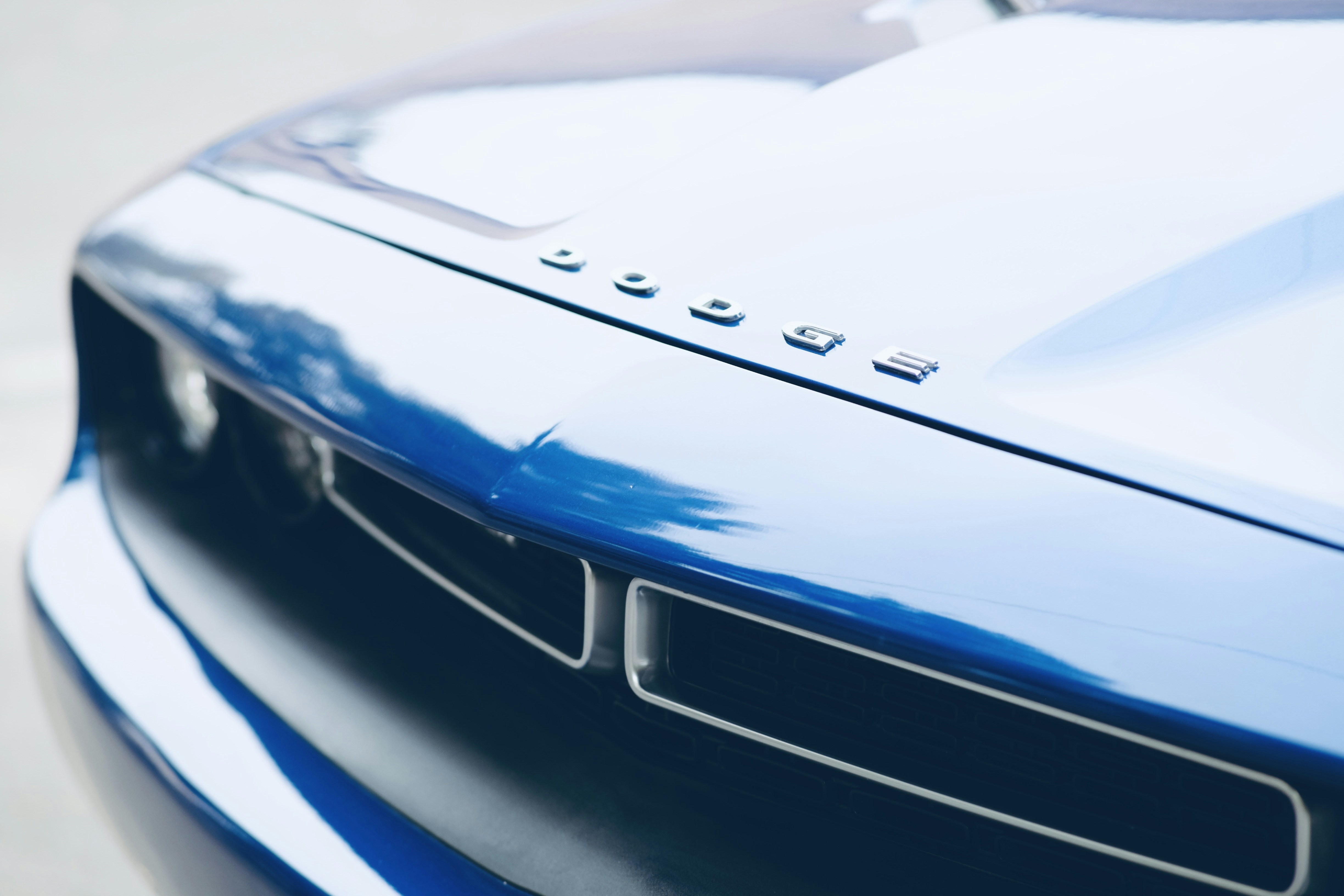 A close up of the hood of a car photo – Free Aesthetic wallpaper Image ...