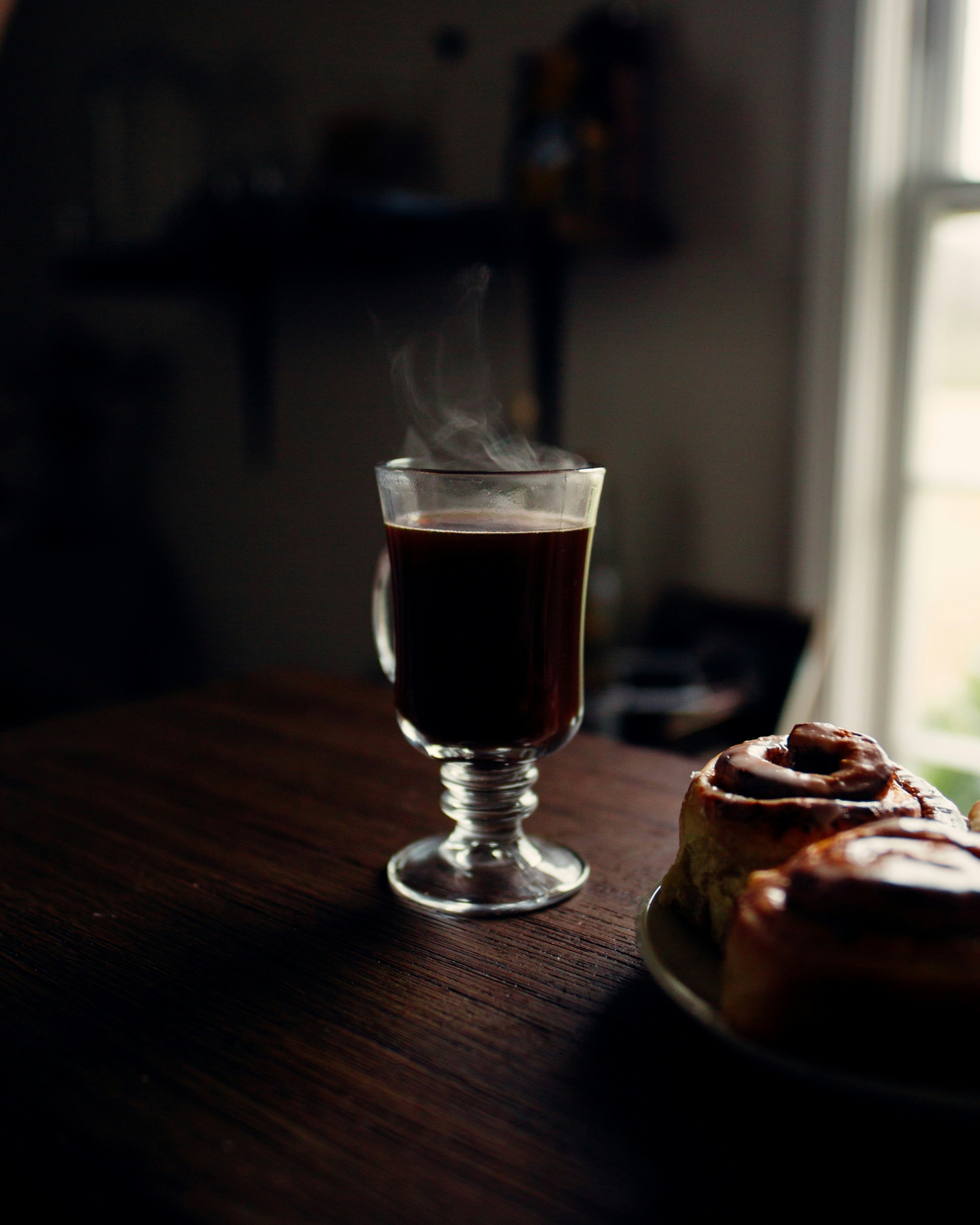 Steam and Spice: A Quiet Moment with Coffee and Pastries