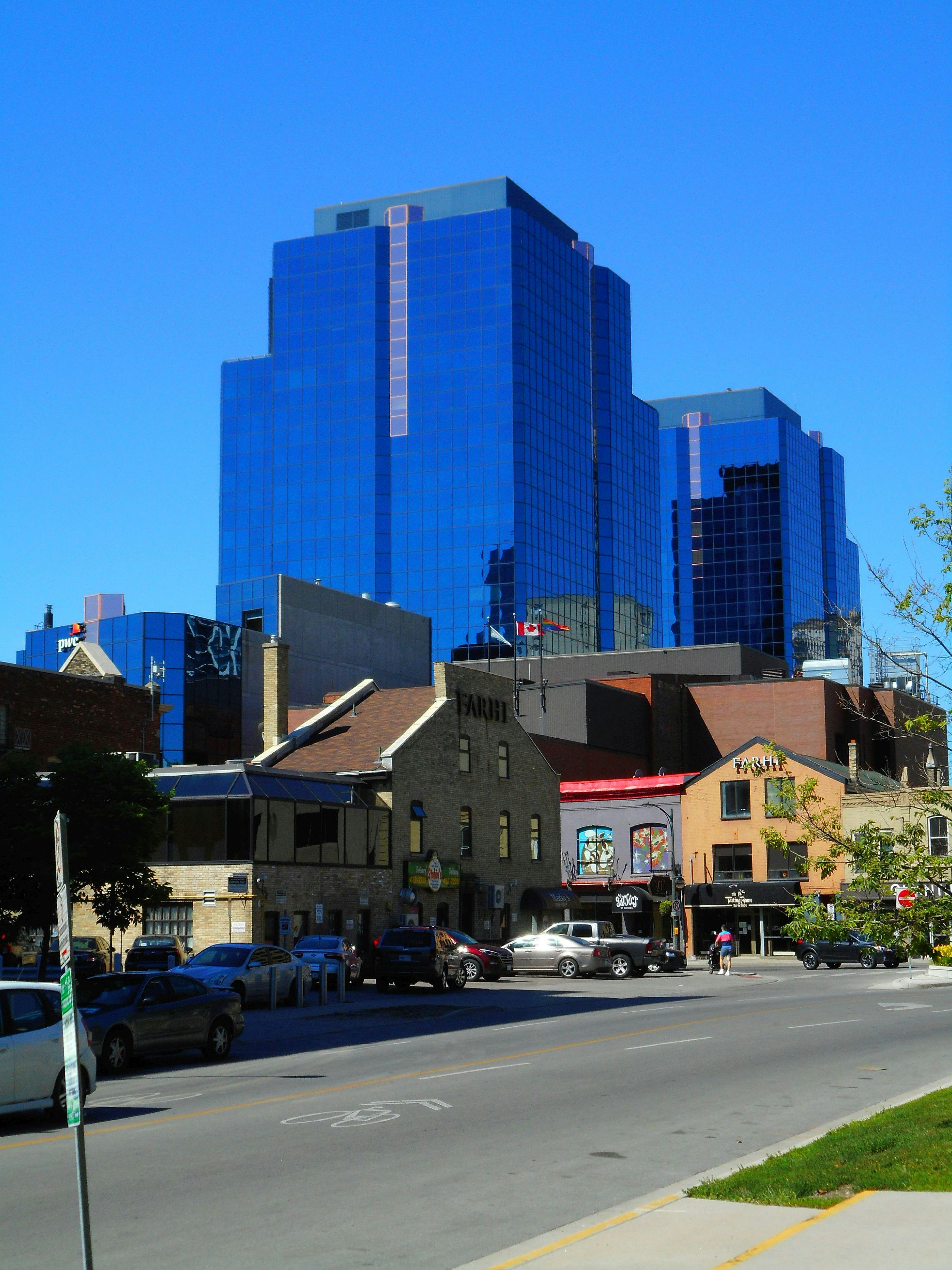 A view of a city with tall buildings photo – Free 140 fullarton street ...