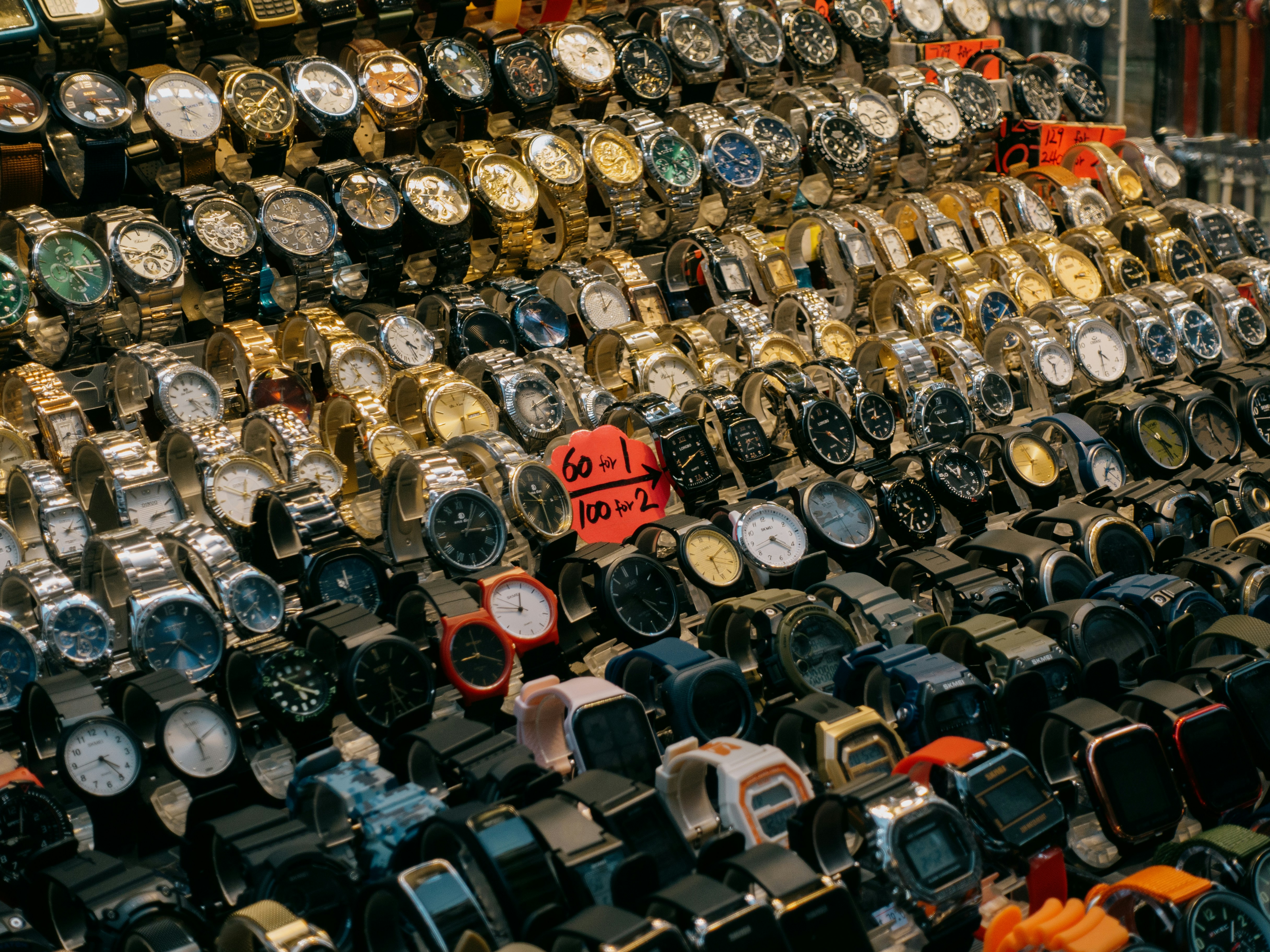 A large amount of watches on display in a store photo – Free City Image ...