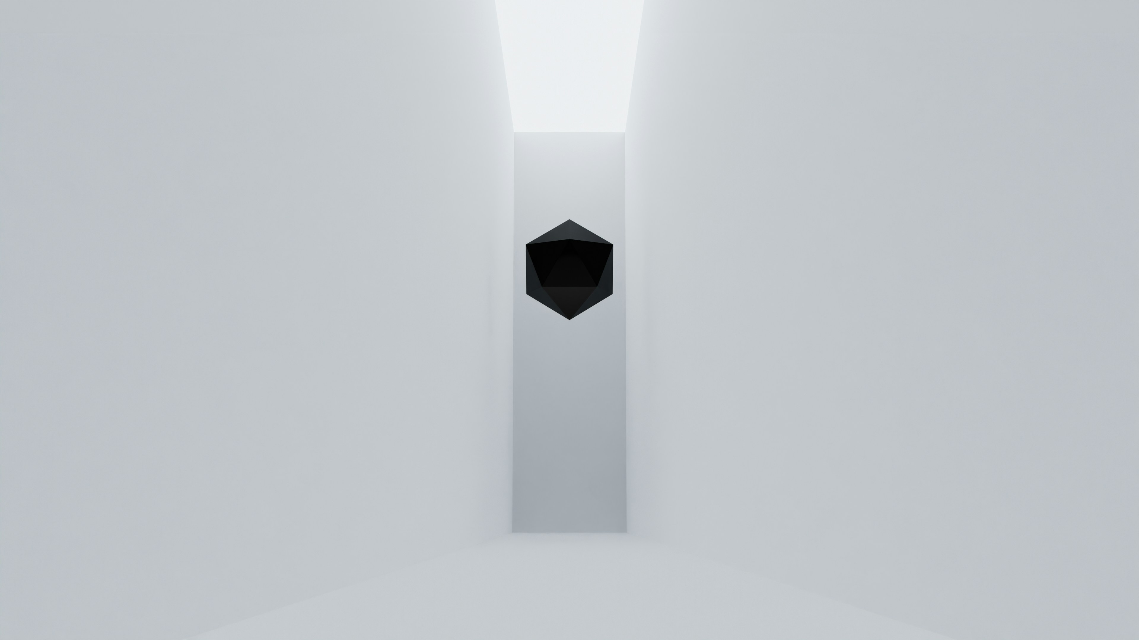 A black and white photo of a square shaped object photo – Free 3d Image ...