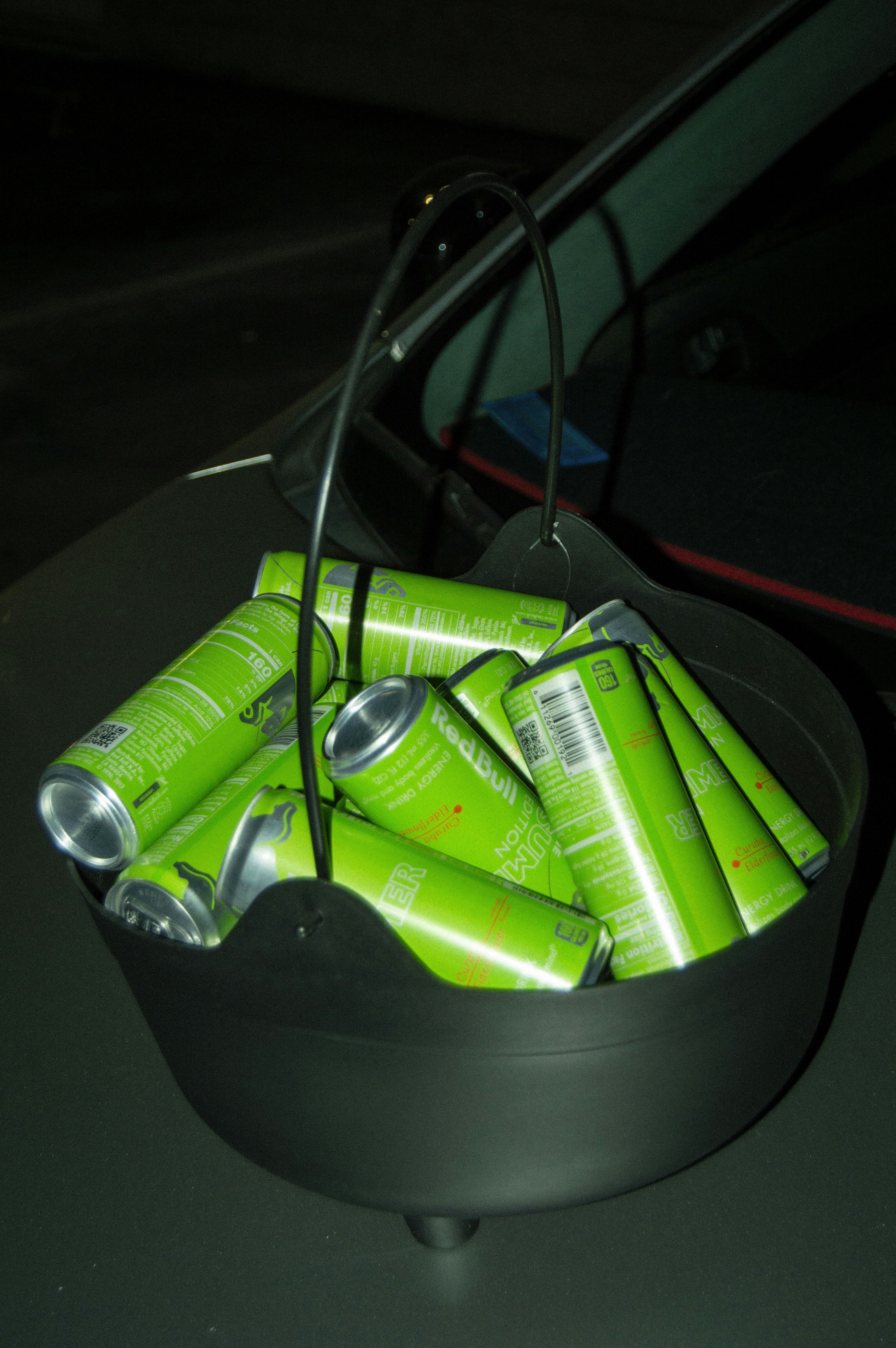 A bunch of cans of soda sitting in a bucket photo – Free Can Image on ...
