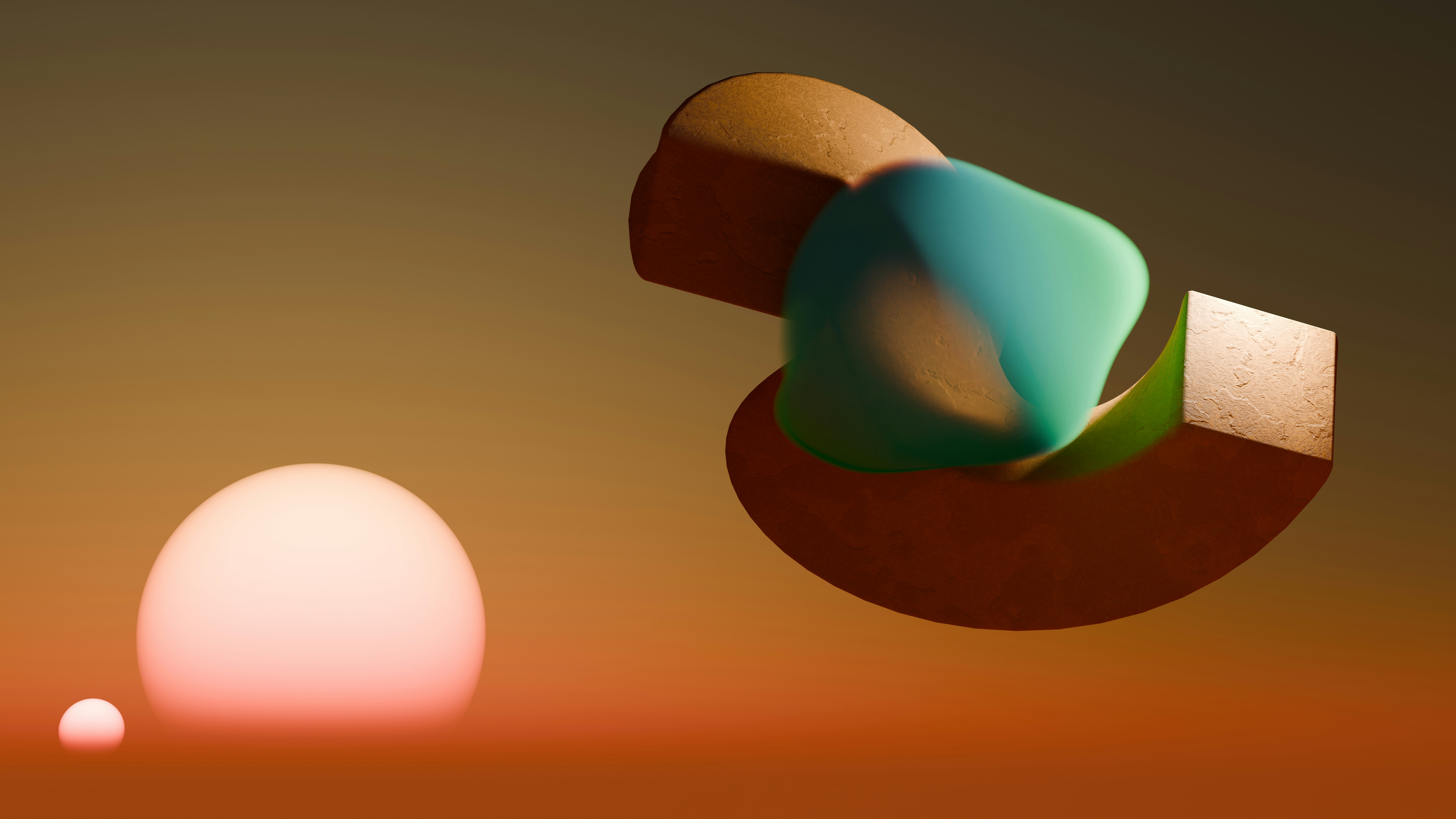 A computer generated image of an object flying in the air photo – Free ...