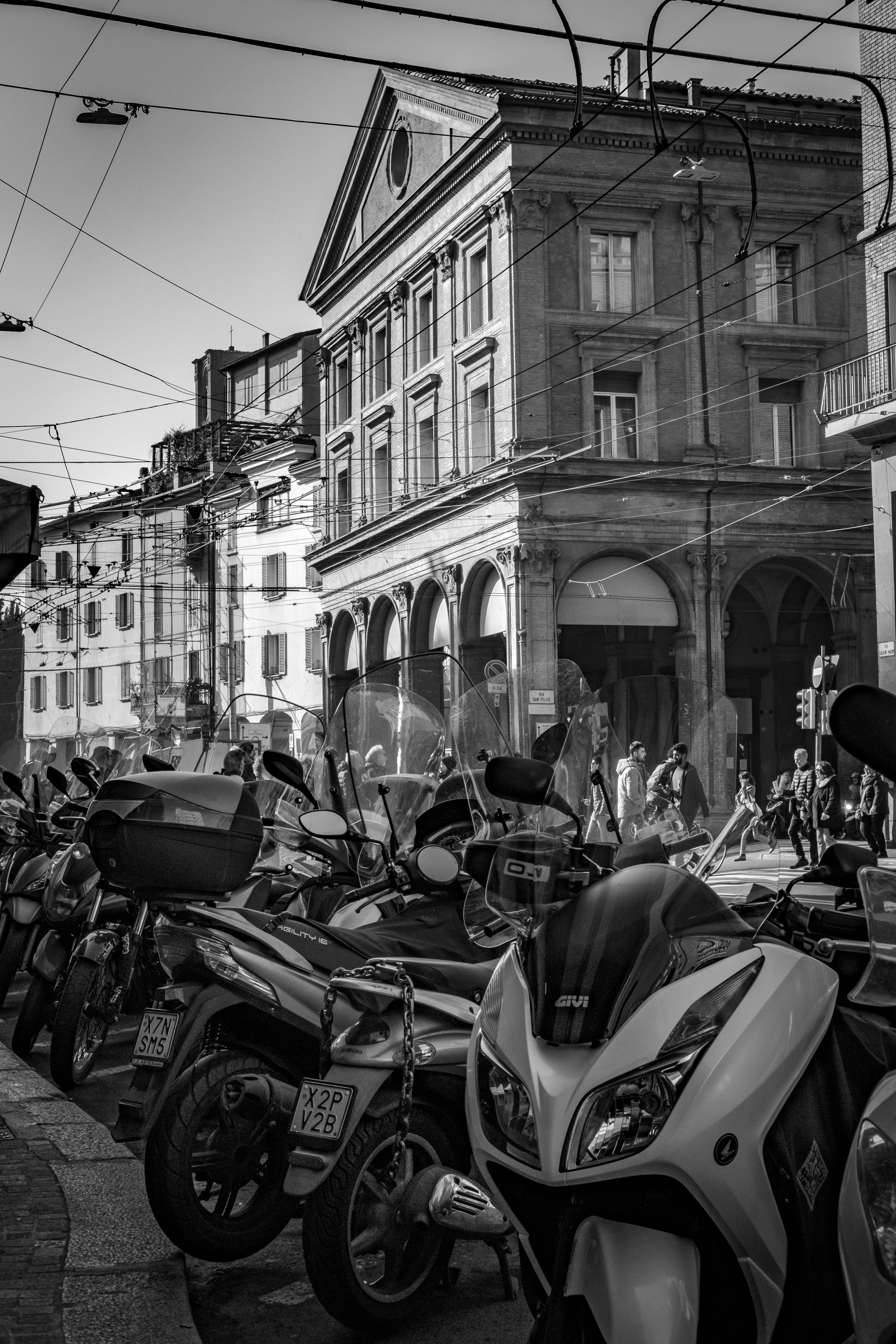 Urban Symphony of Light and Shadow