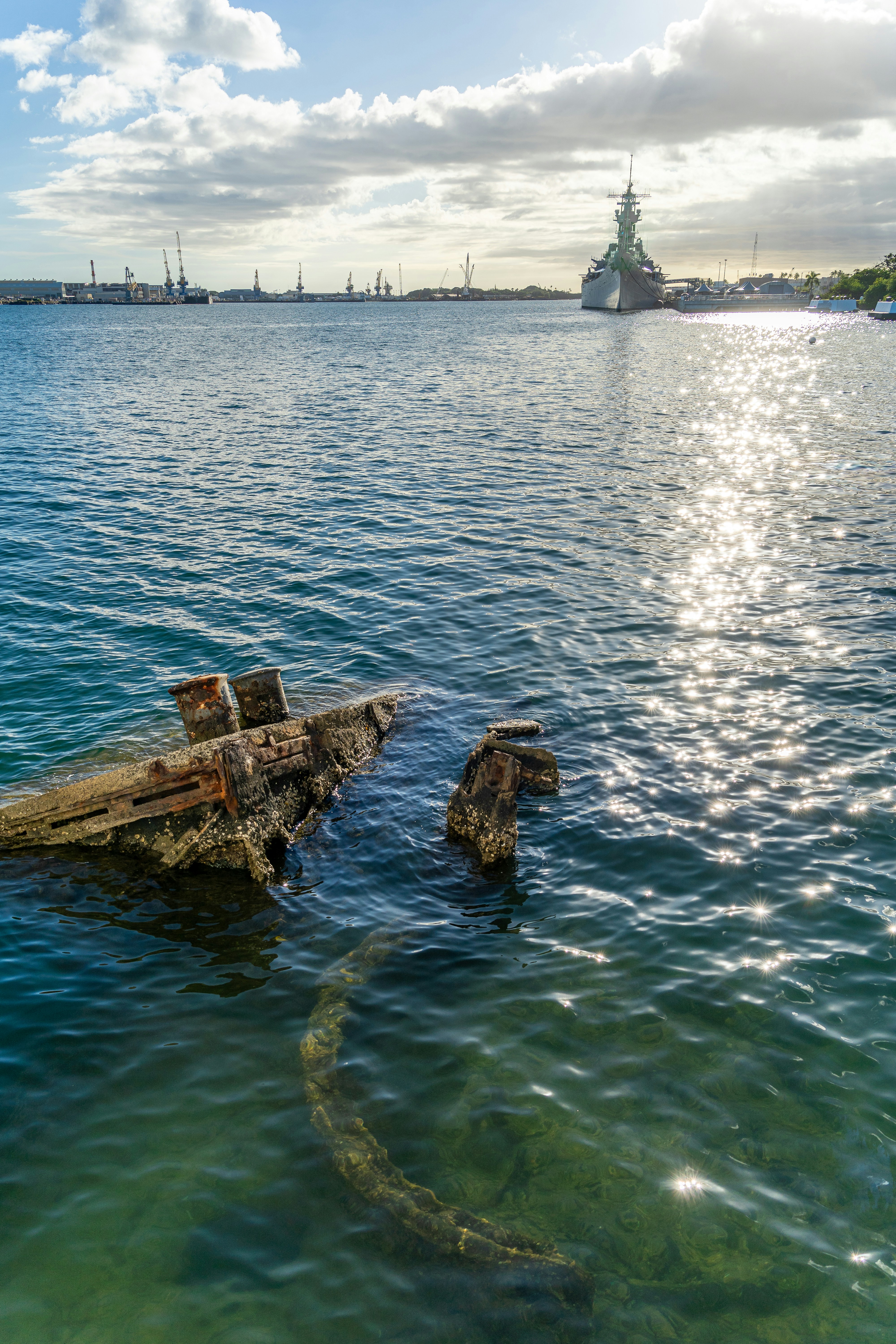 Sunlit Hull: A Quiet Harbor at Dusk