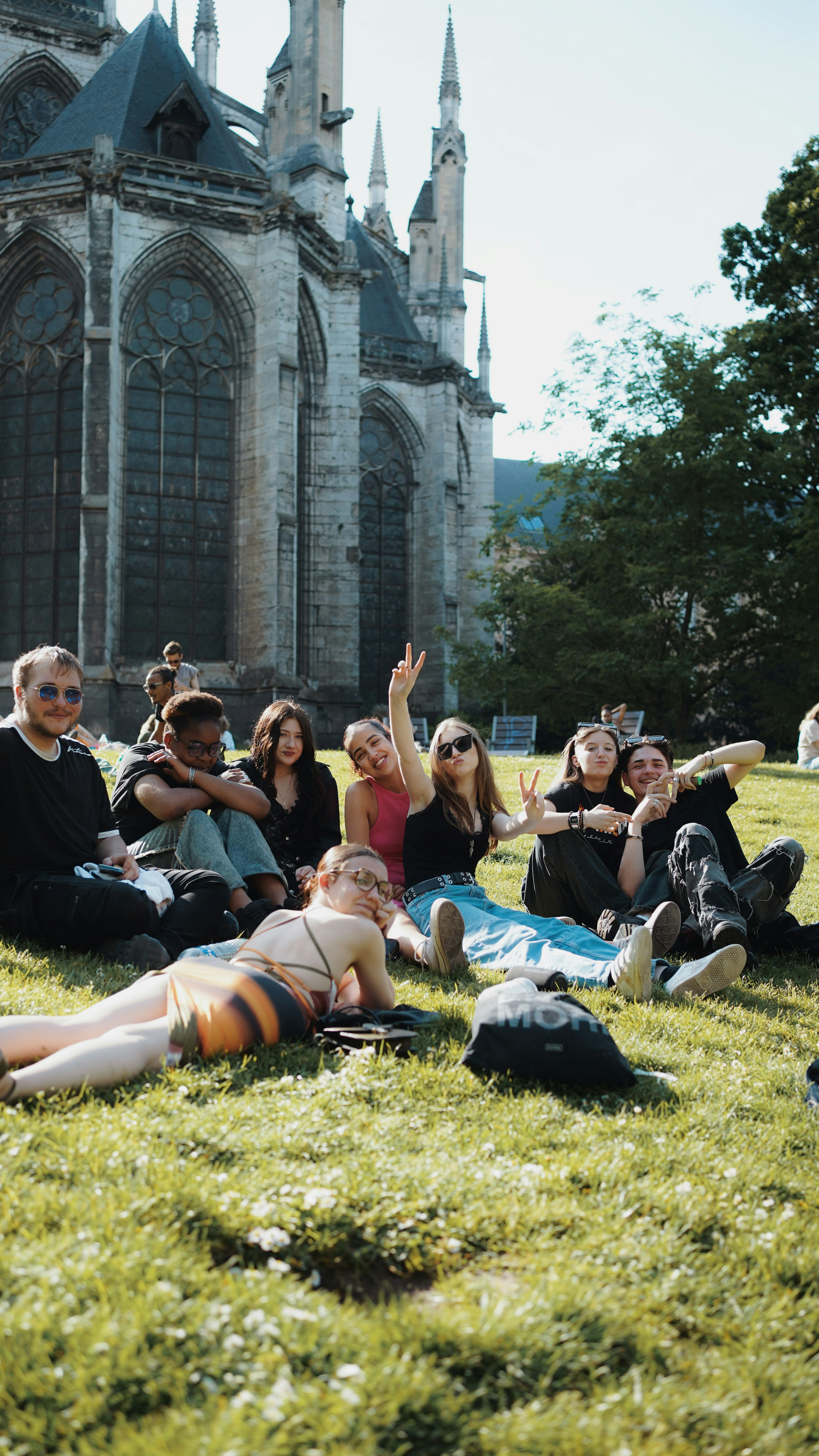 Afternoon Gatherings by the Cathedral