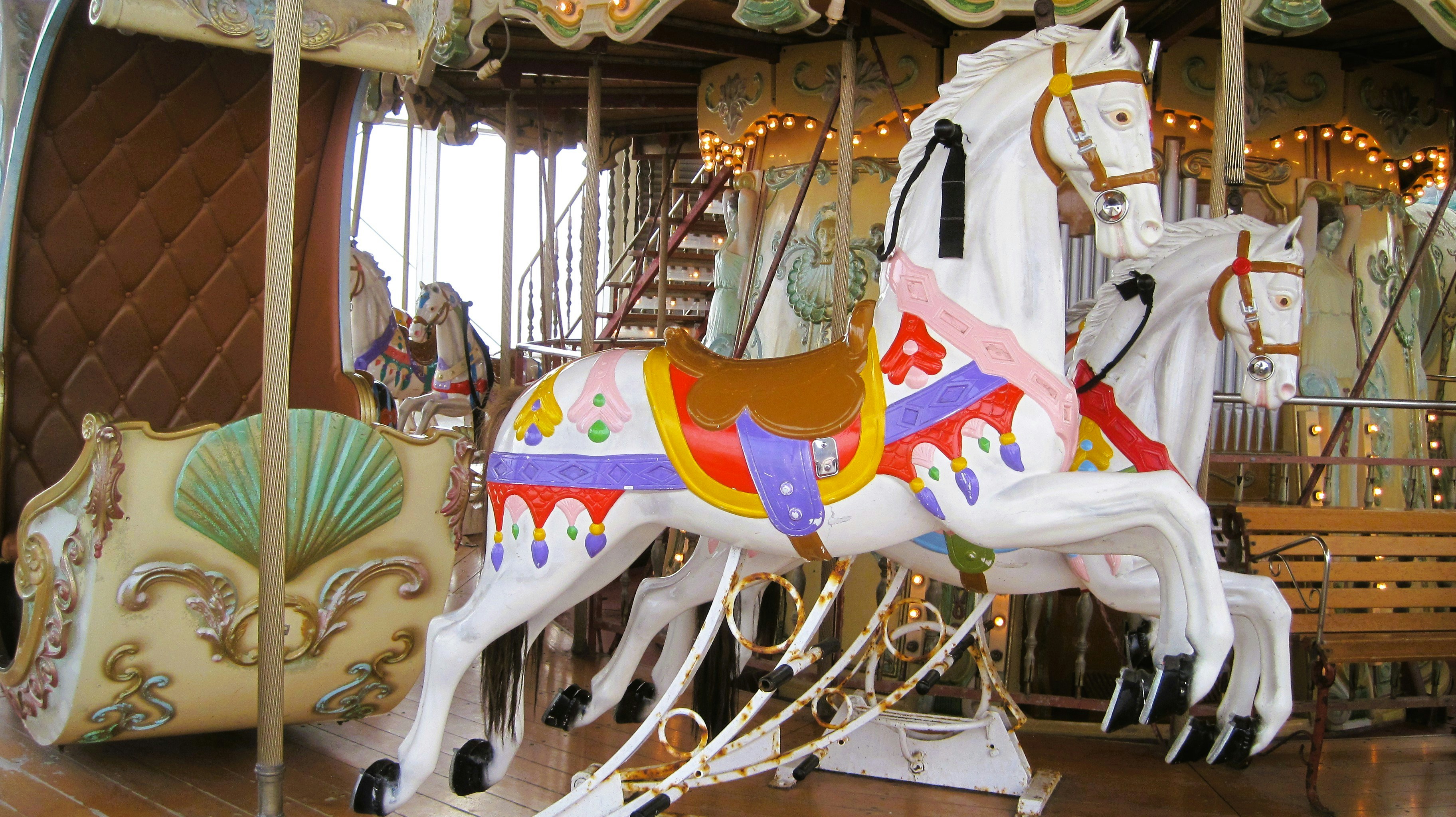 A merry go round horse on a merry go round photo – Free Blackpool Image ...