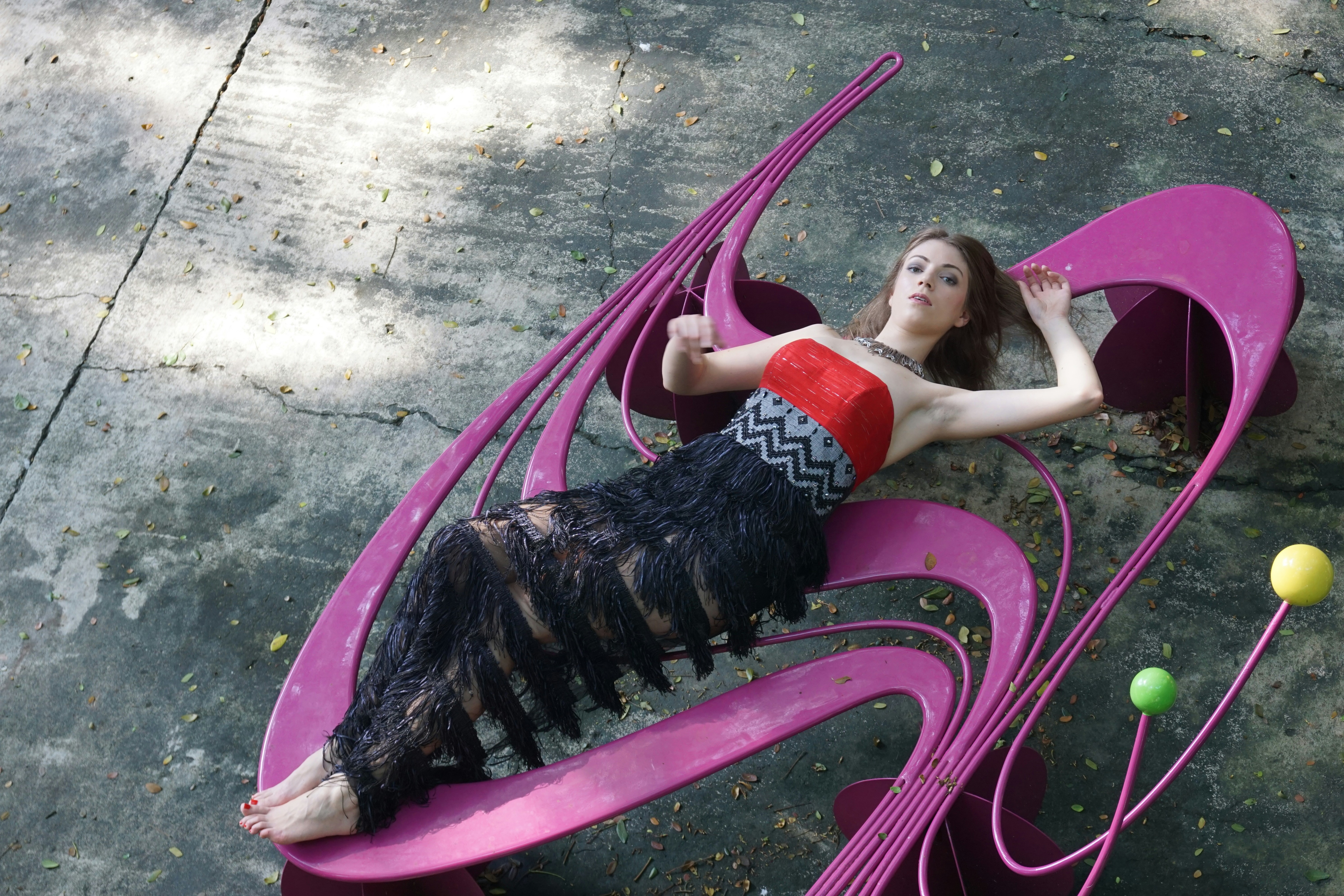 Fusion of Art and Fashion in Vibrant Harmony