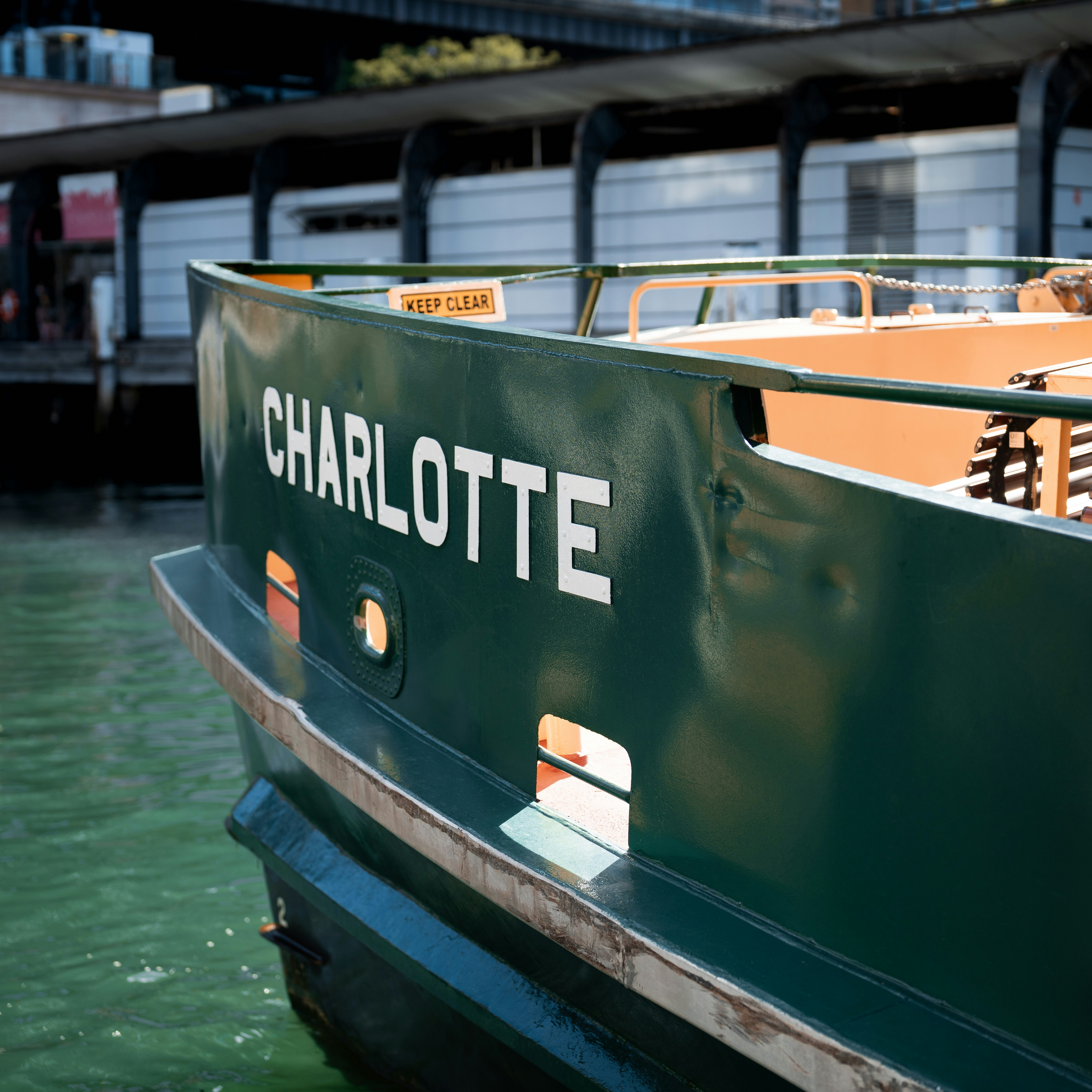 Verdigris Hull: Charlotte Resting by the Wharf