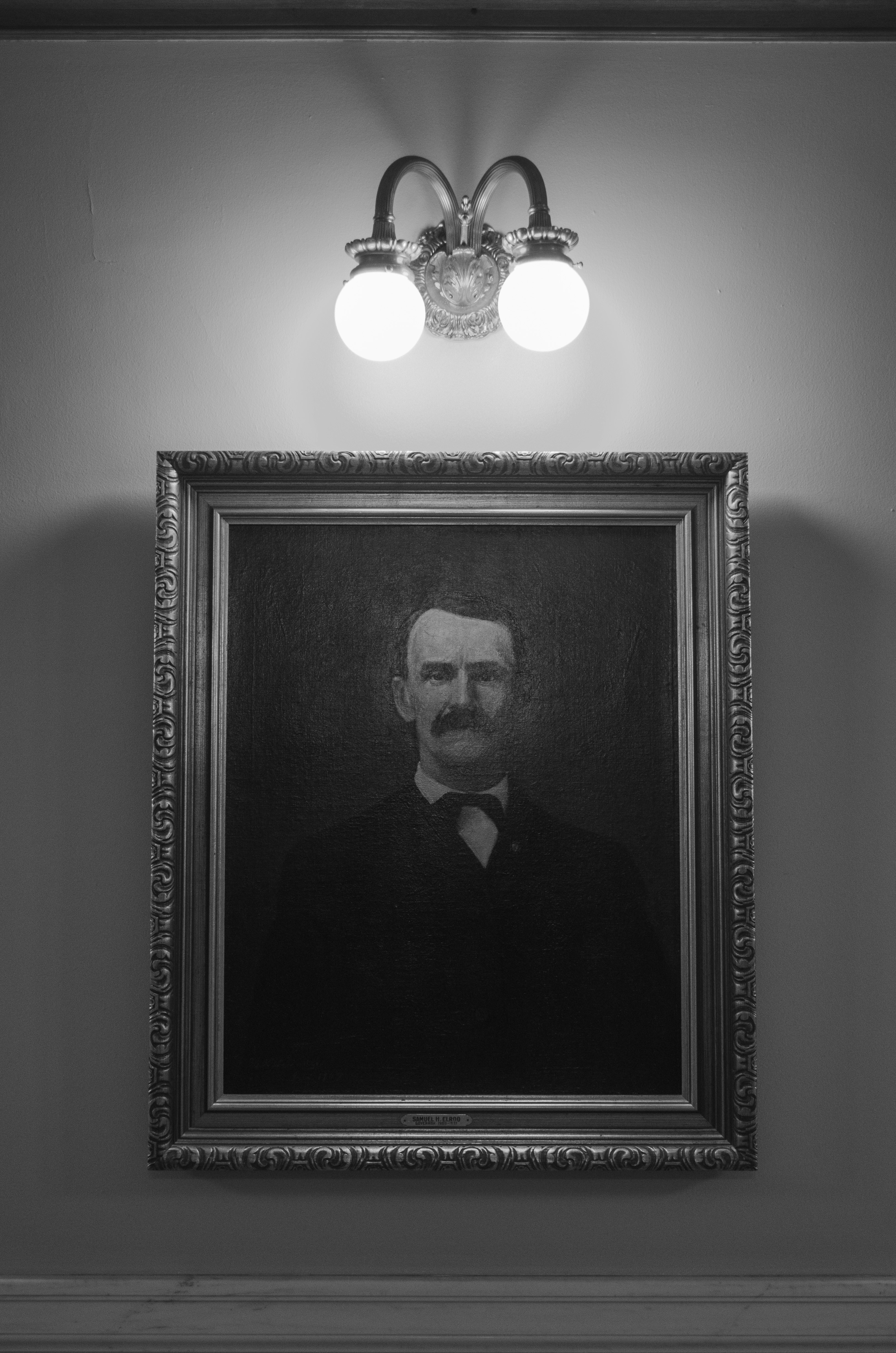 Gentle Glow Over a Vintage Portrait
