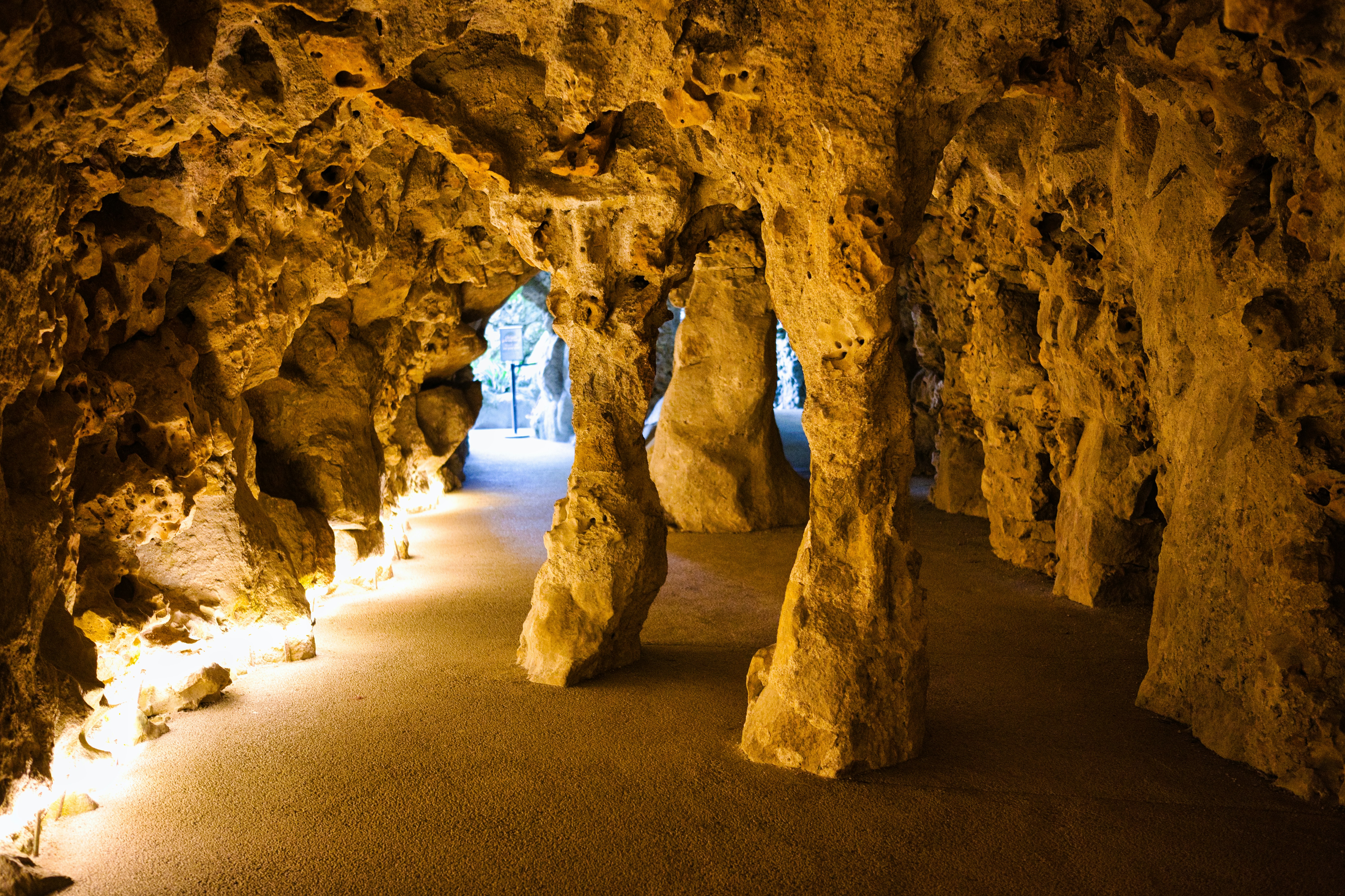 Golden Glow of the Underground Passage
