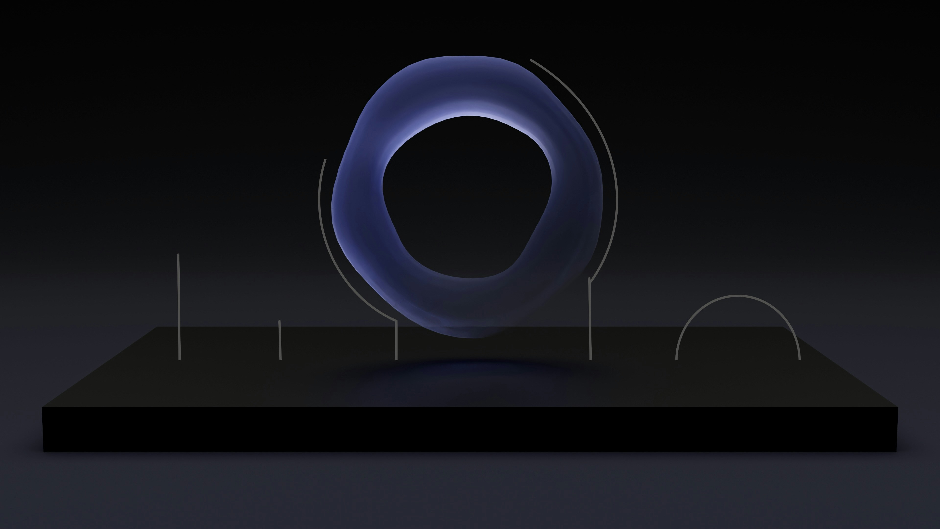 A blue object is on a black surface photo – Free Dark Image on Unsplash