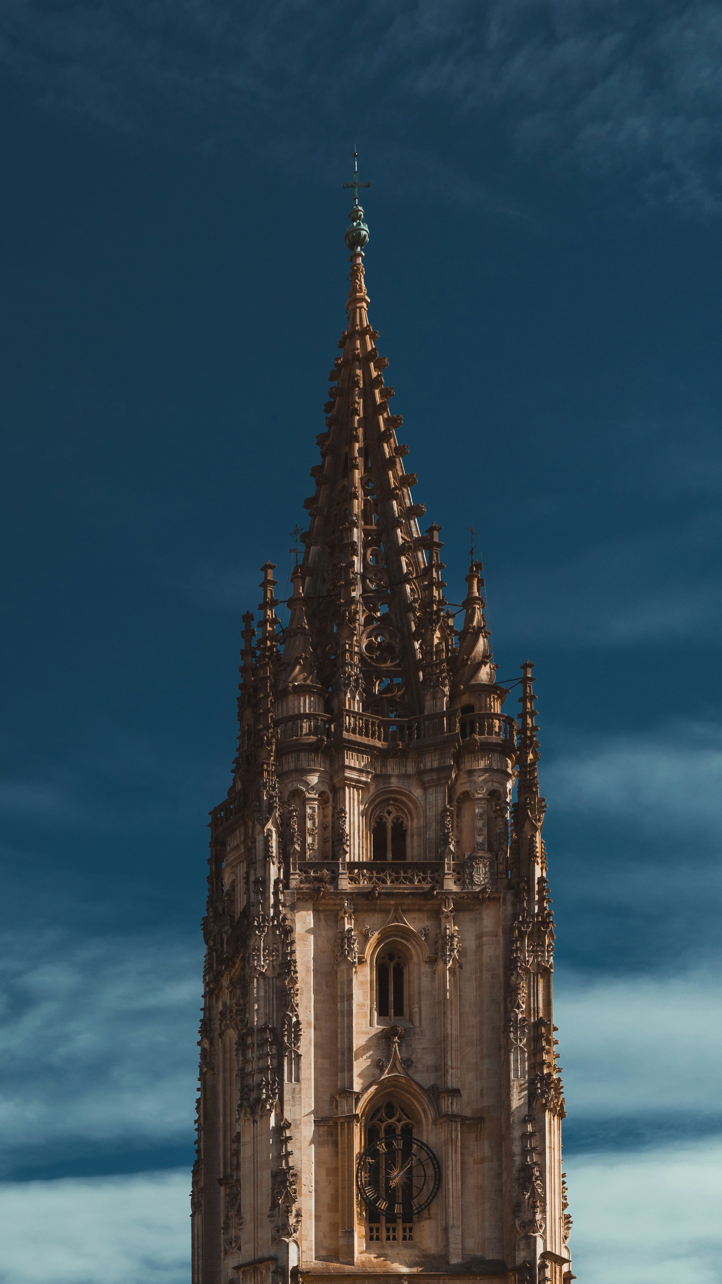 The Skyward Spire: a Gothic pinnacle piercing the cobalt sky