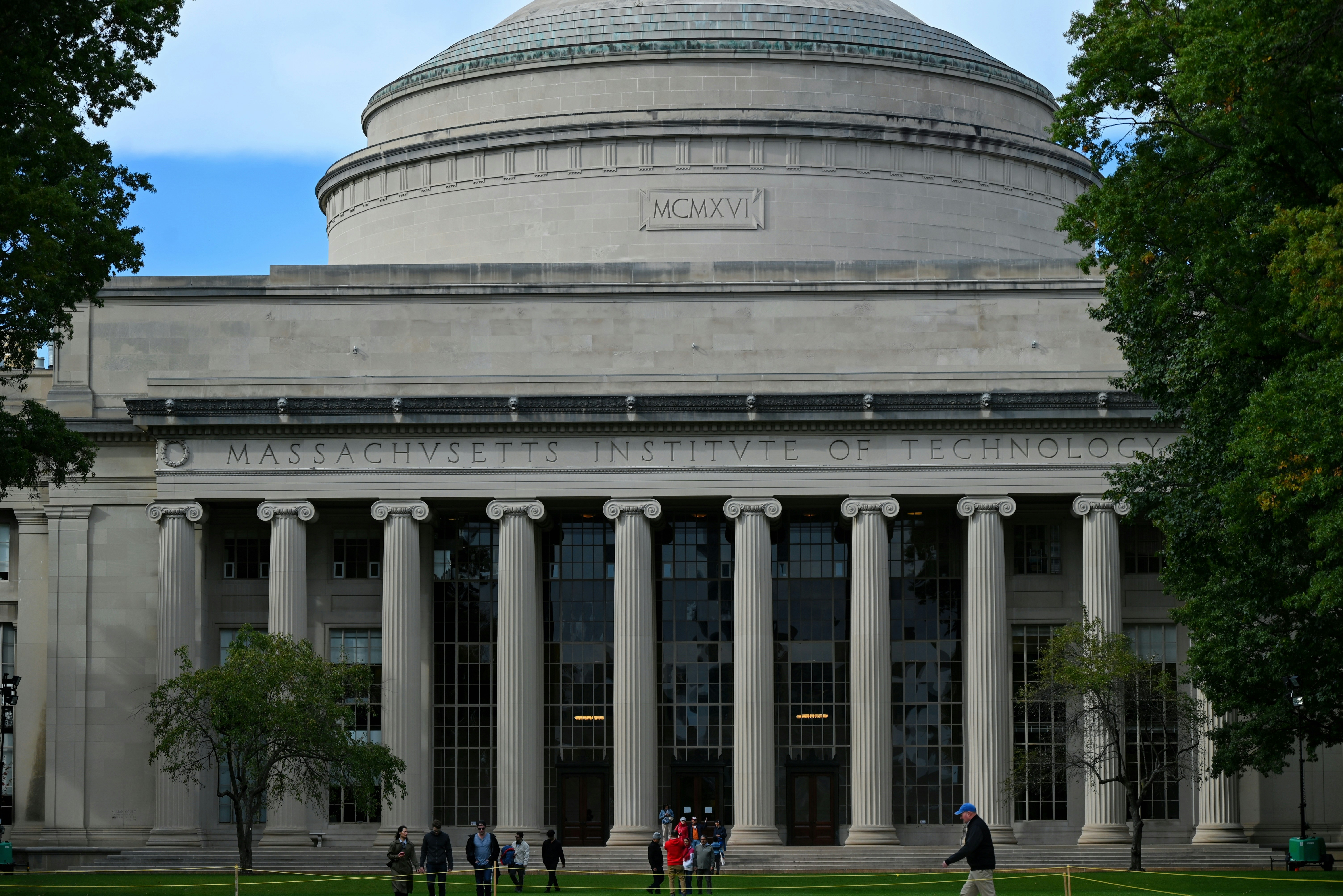 A large building with columns and a dome photo – Free Boston Image on ...