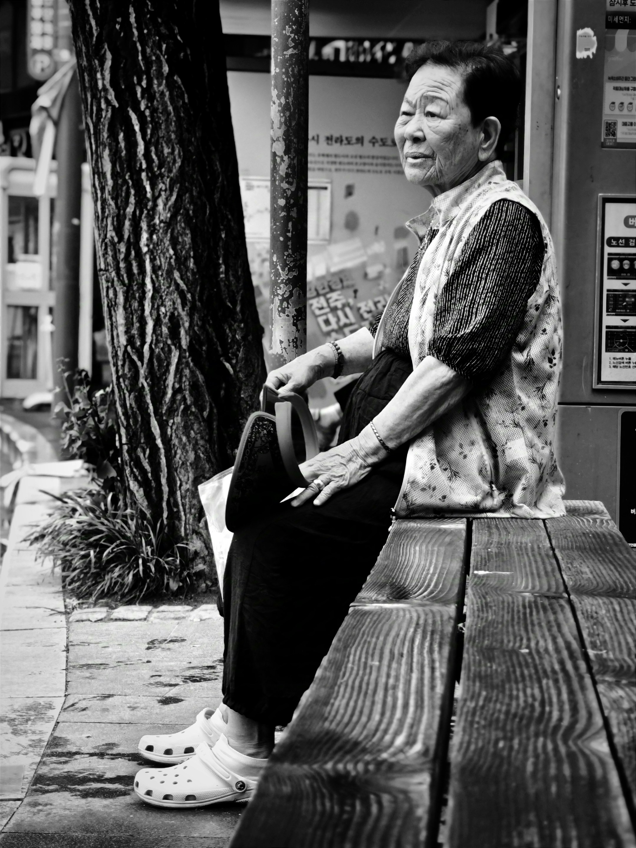 Quiet Portrait on a Park Bench