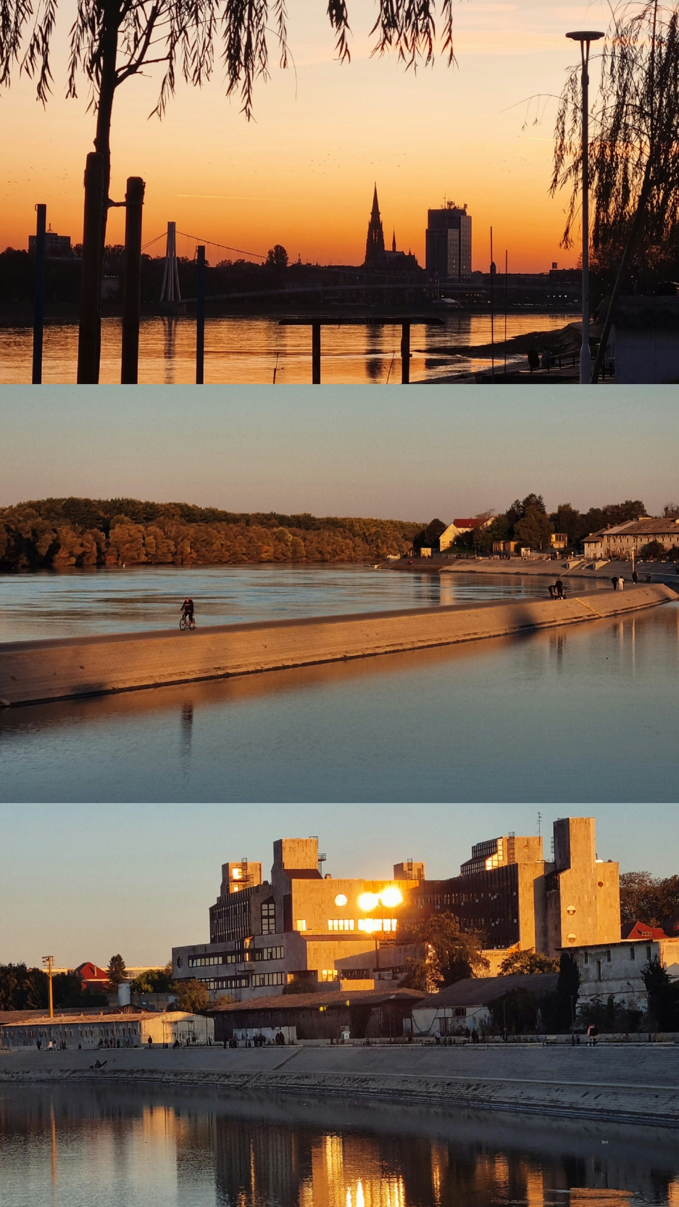 A collage of photos of a lake and a city photo – Free Croatia Image on ...