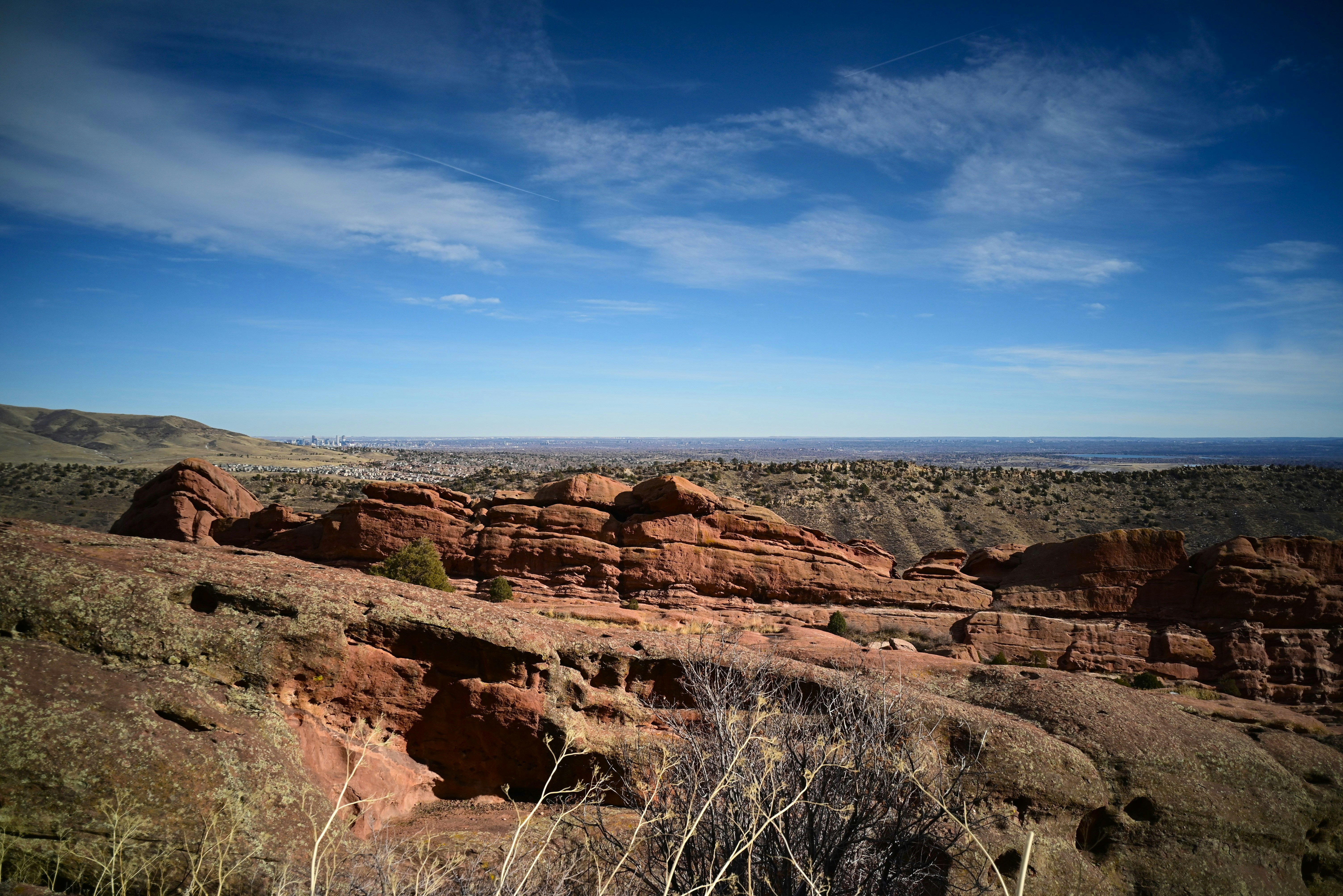A view of a rocky outcropping in the desert photo – Free Rock Image on ...