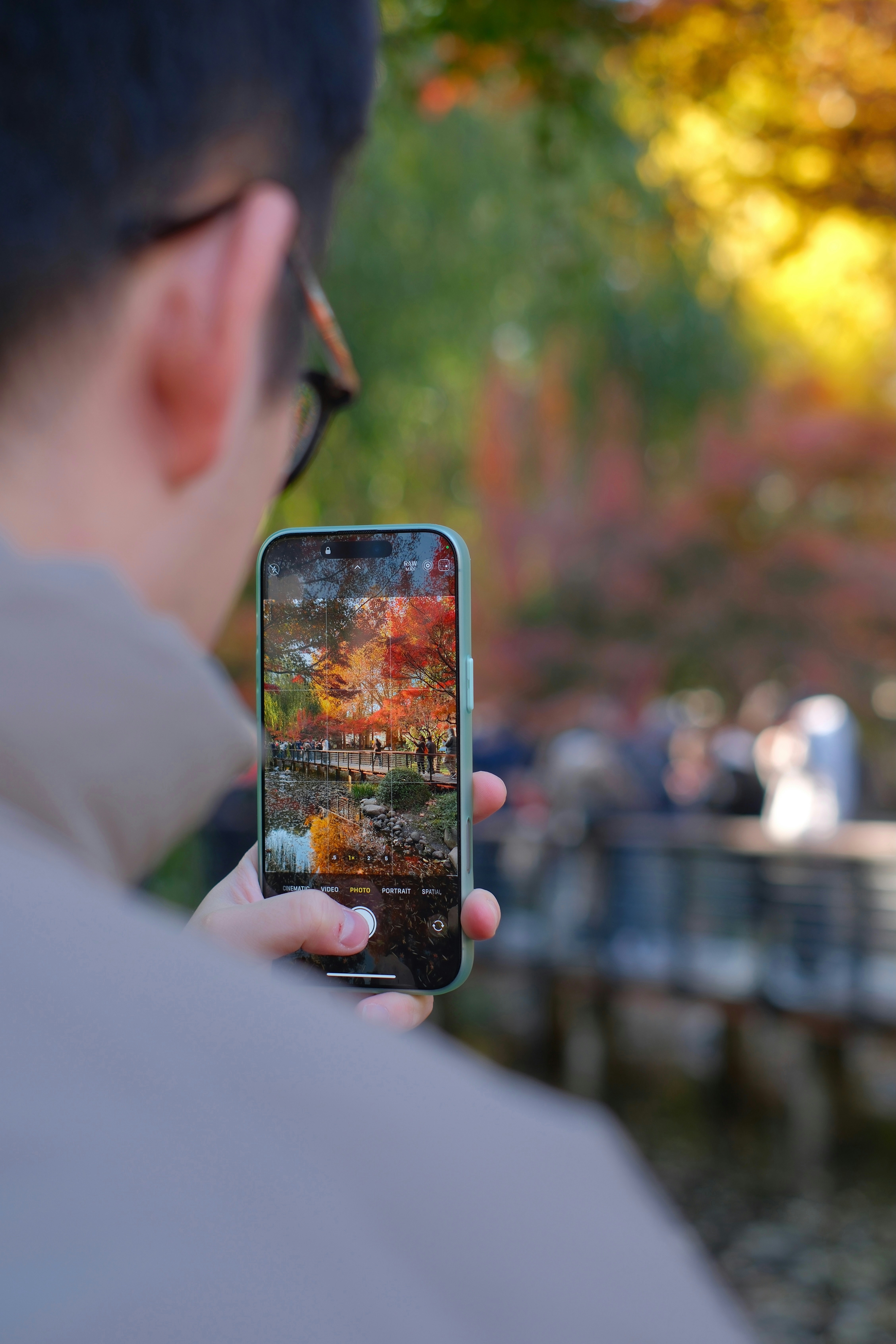 Snapshot in the Fall: A Quiet Moment on the Riverwalk