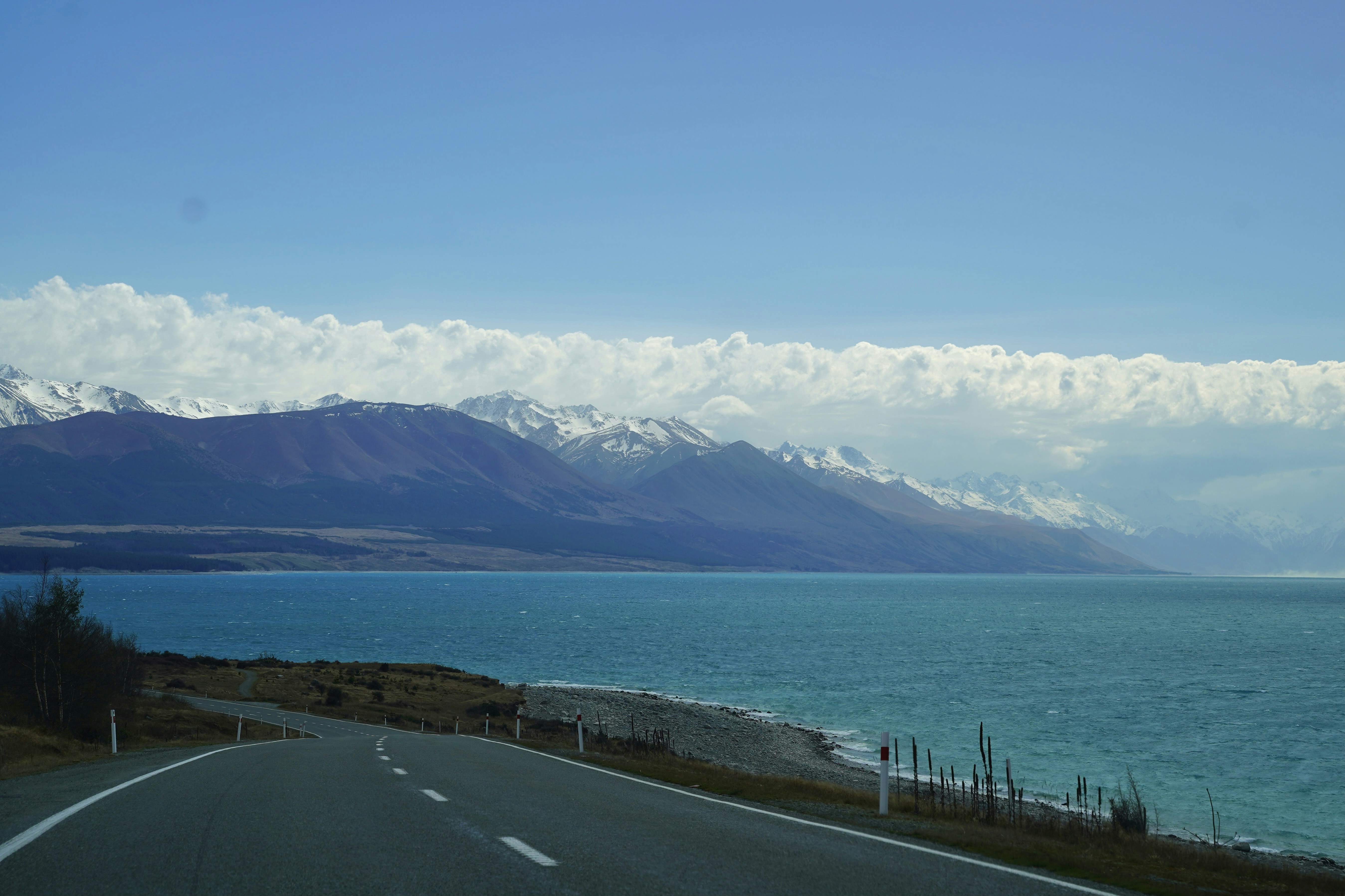 Azure Road to the Snow-Kissed Coast