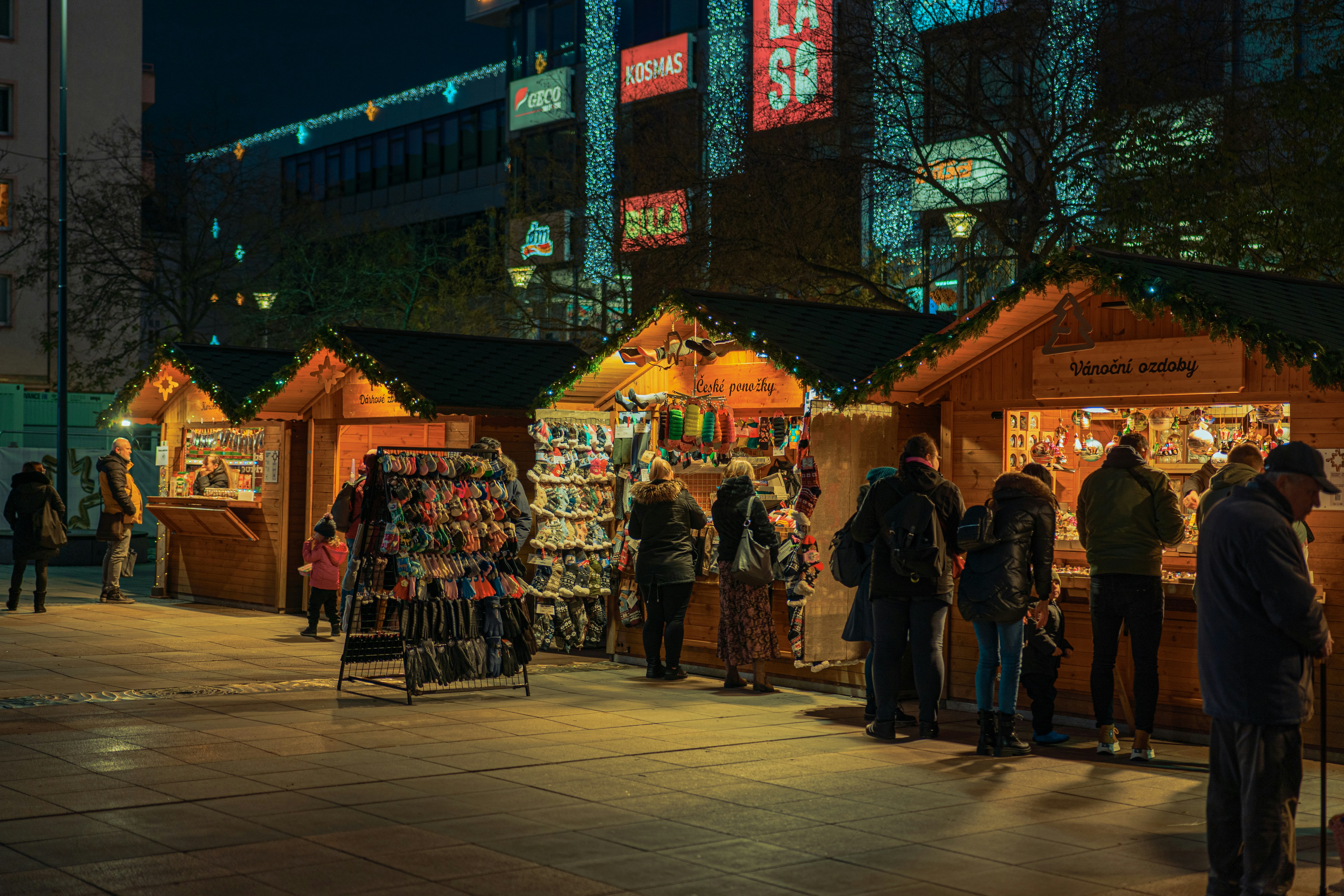 Nocturnal Market Glow