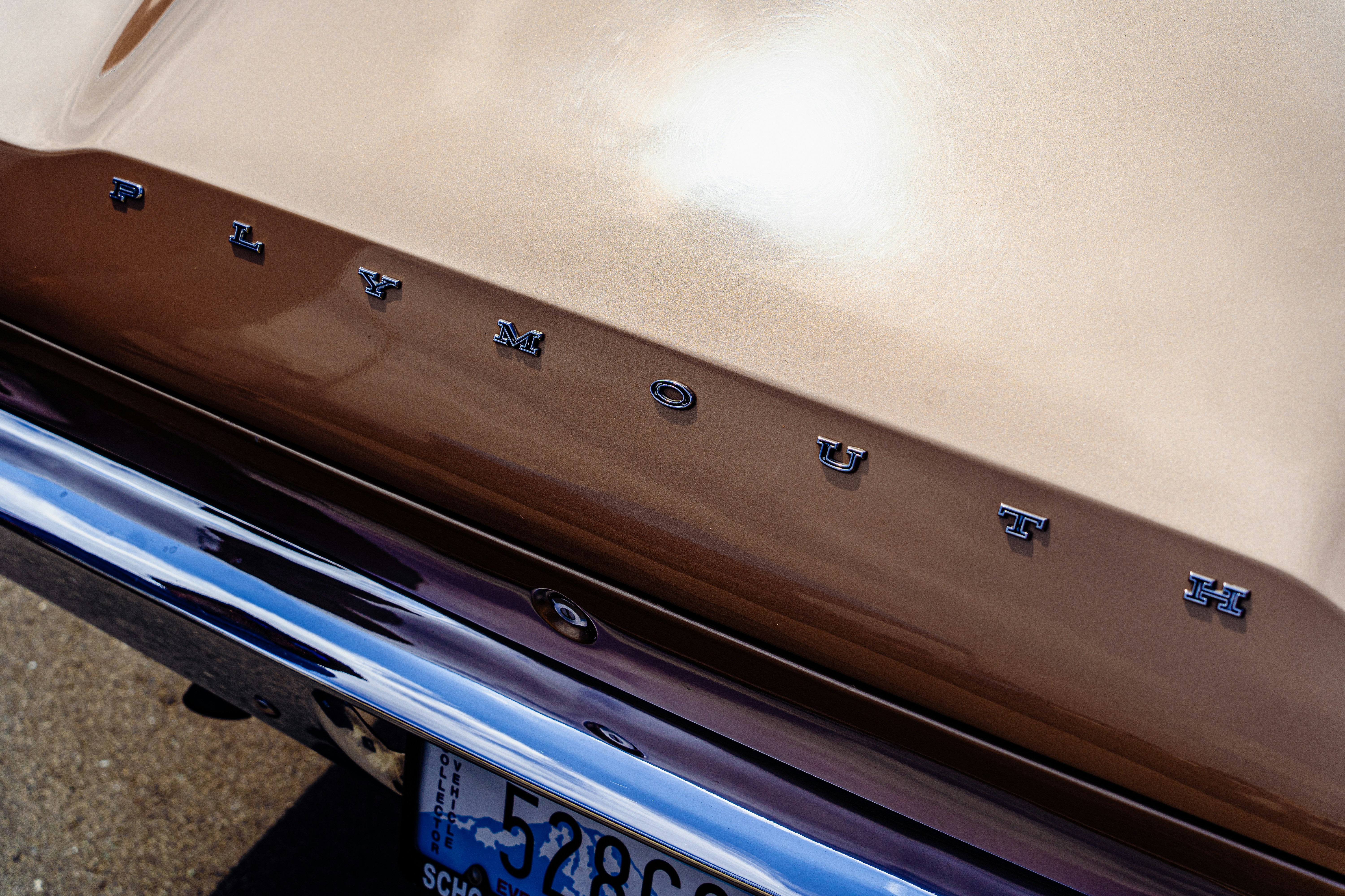 Classic Elegance: Rear View of a Vintage Buick