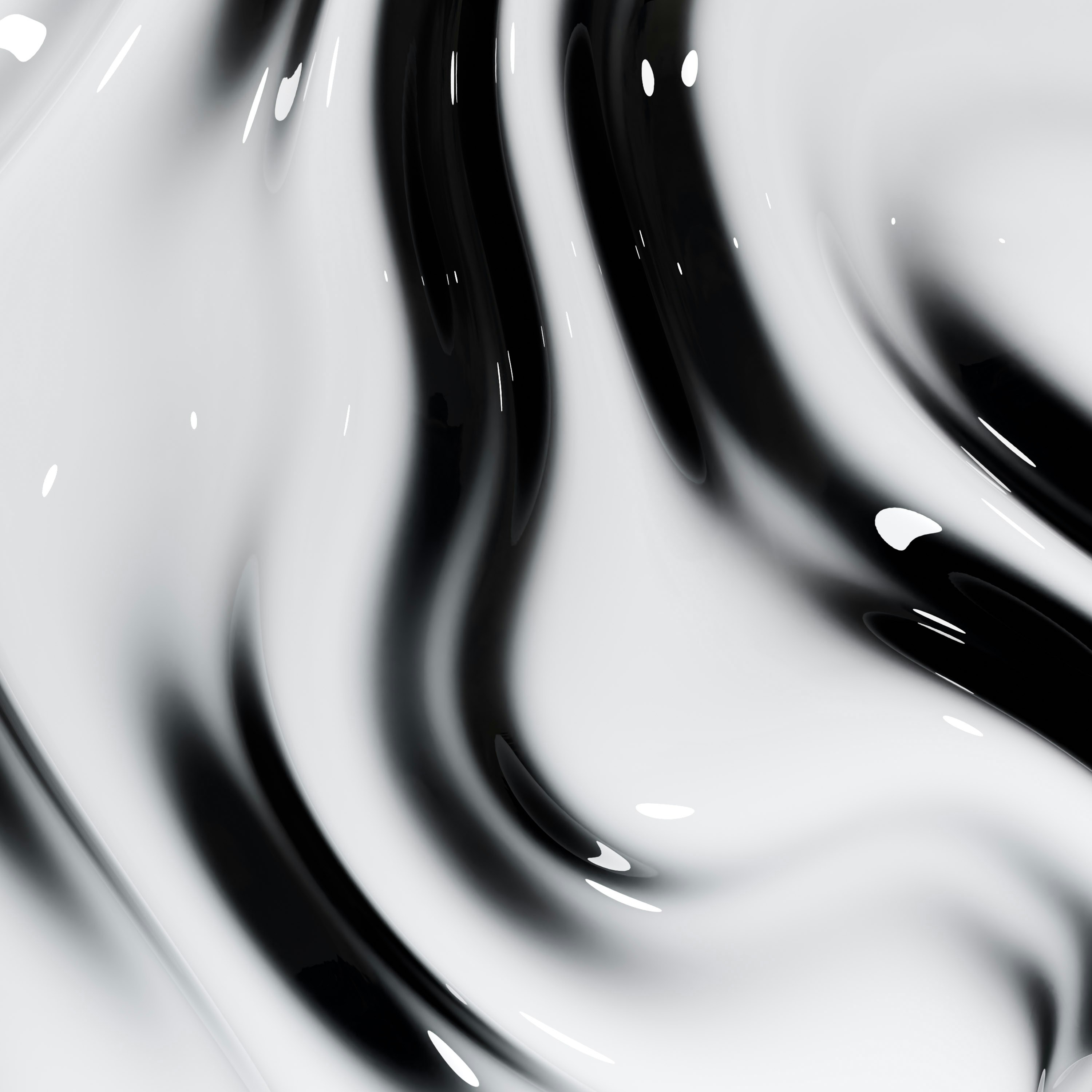 A black and white photo of a liquid swirl photo – Free Wallpaper Image ...