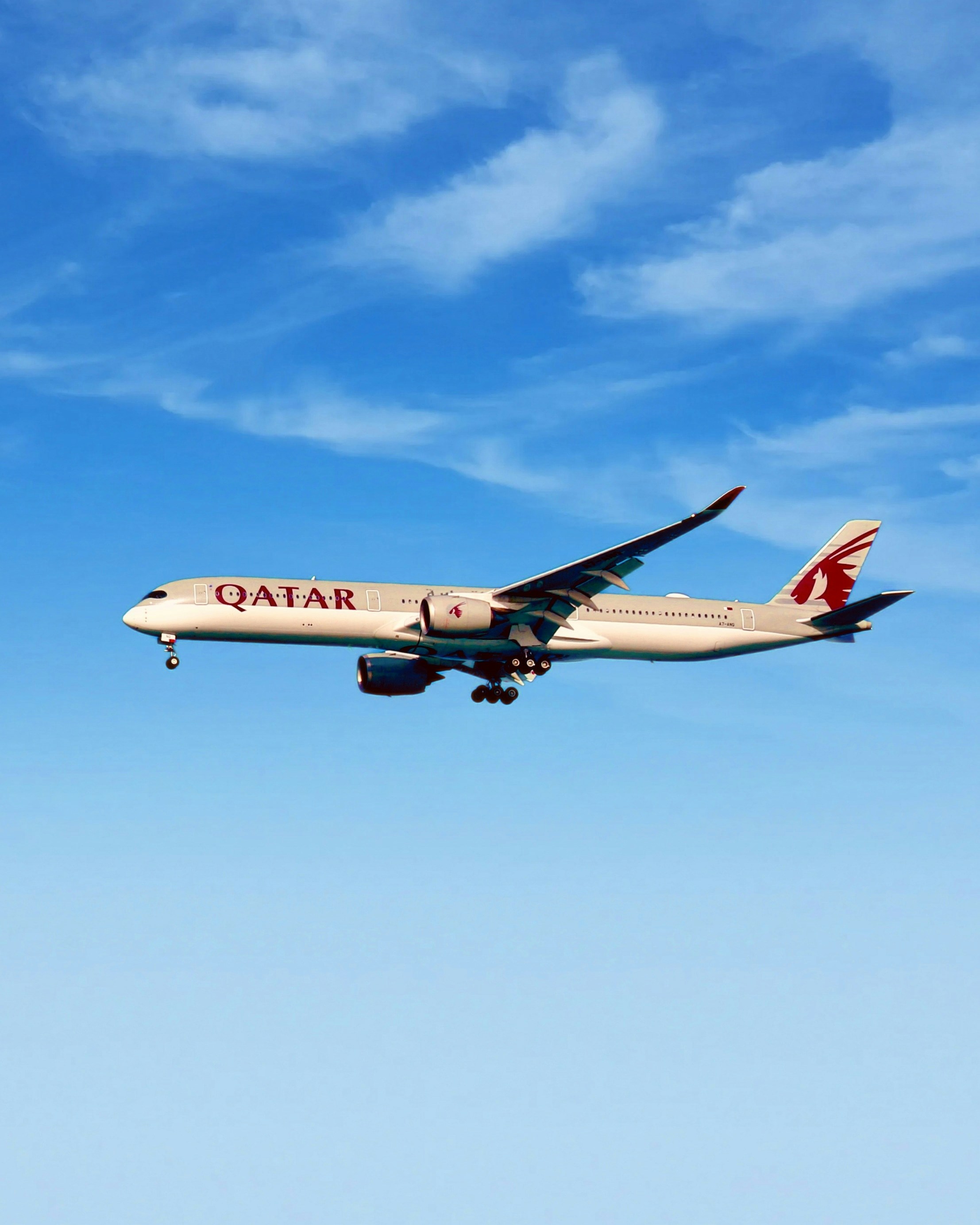 A large jetliner flying through a blue sky photo – Free Aircraft Image ...