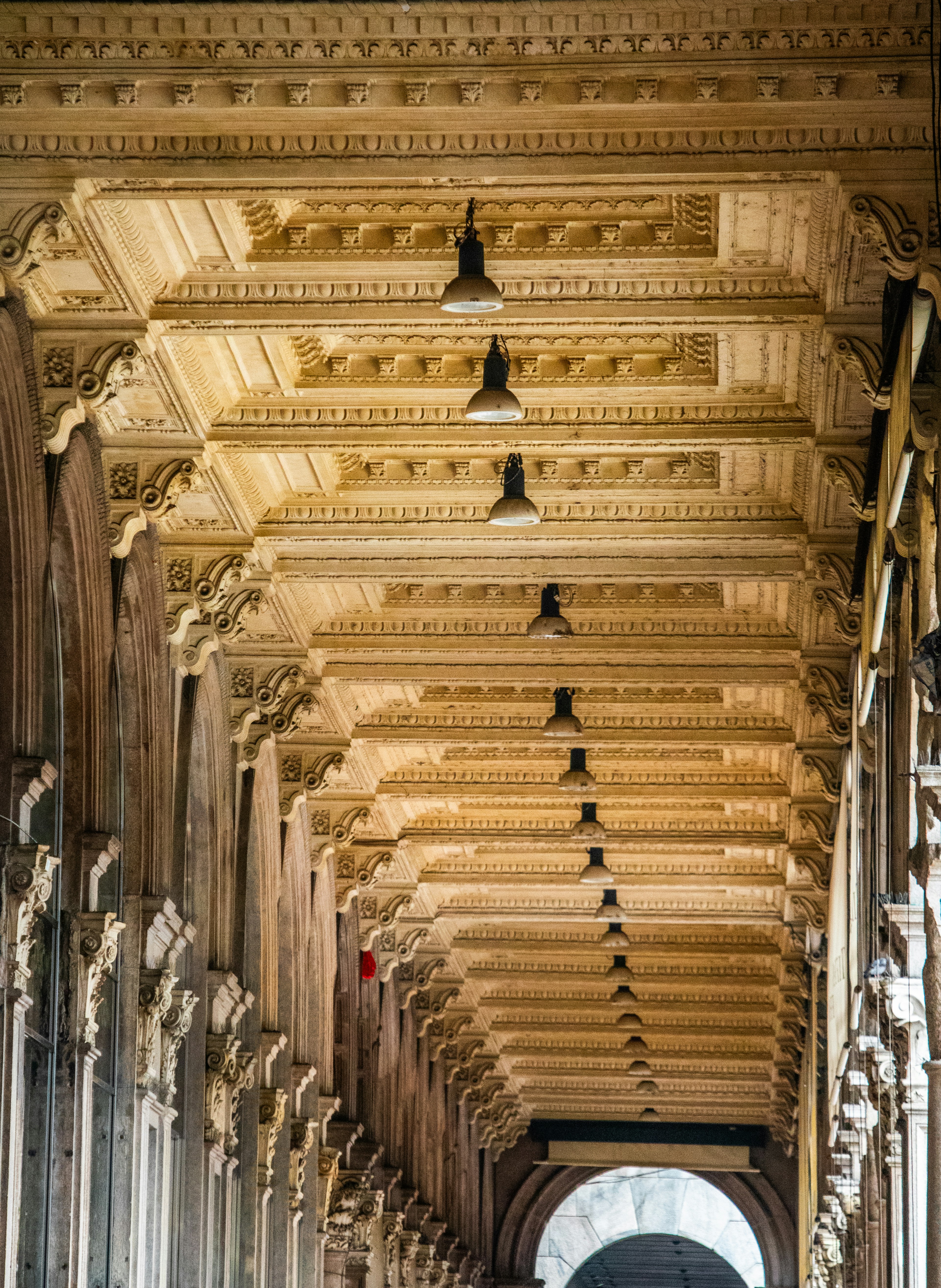 Architectural Corridor of Repeating Arches