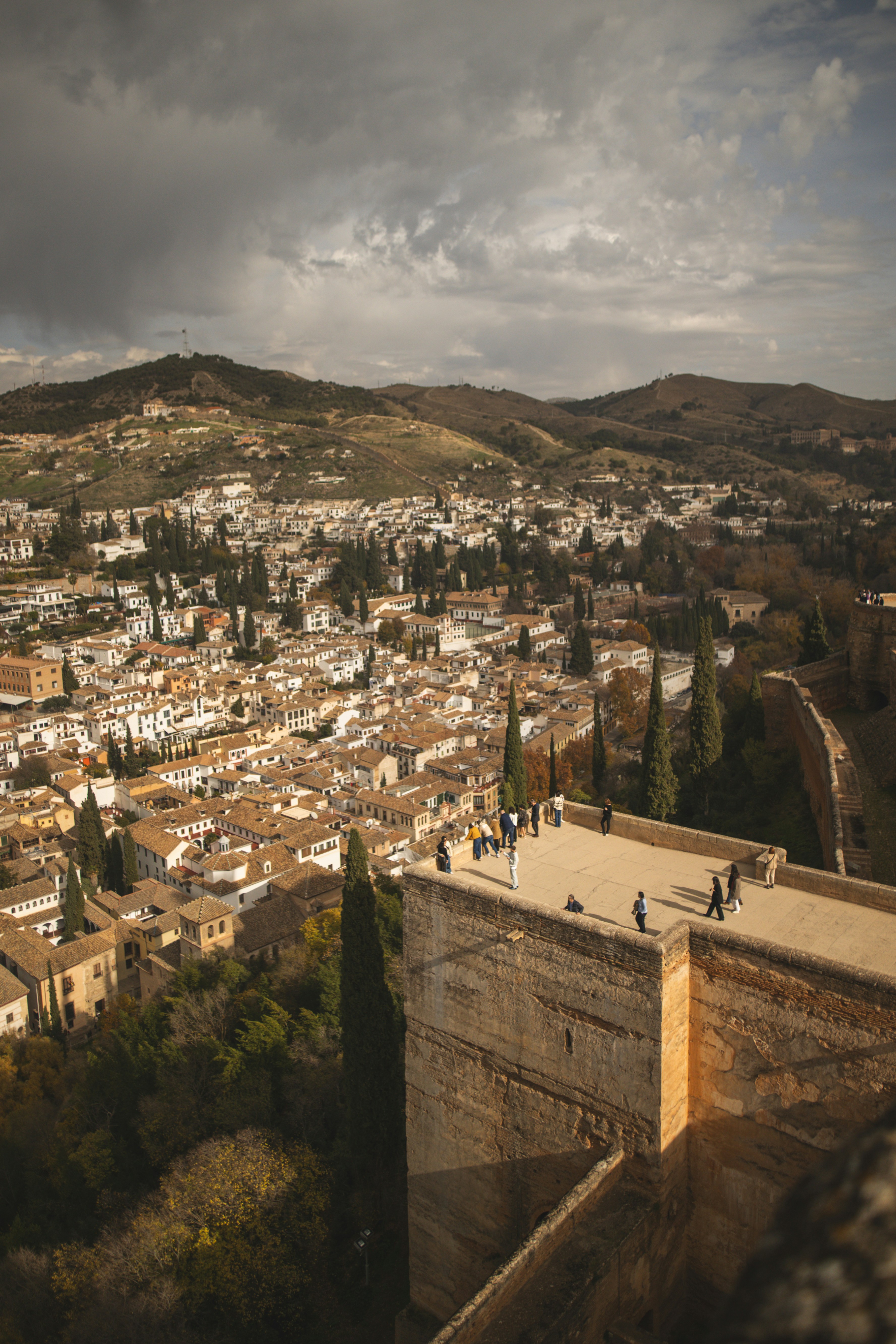 A view of a city from a high point of view photo – Free Building Image ...