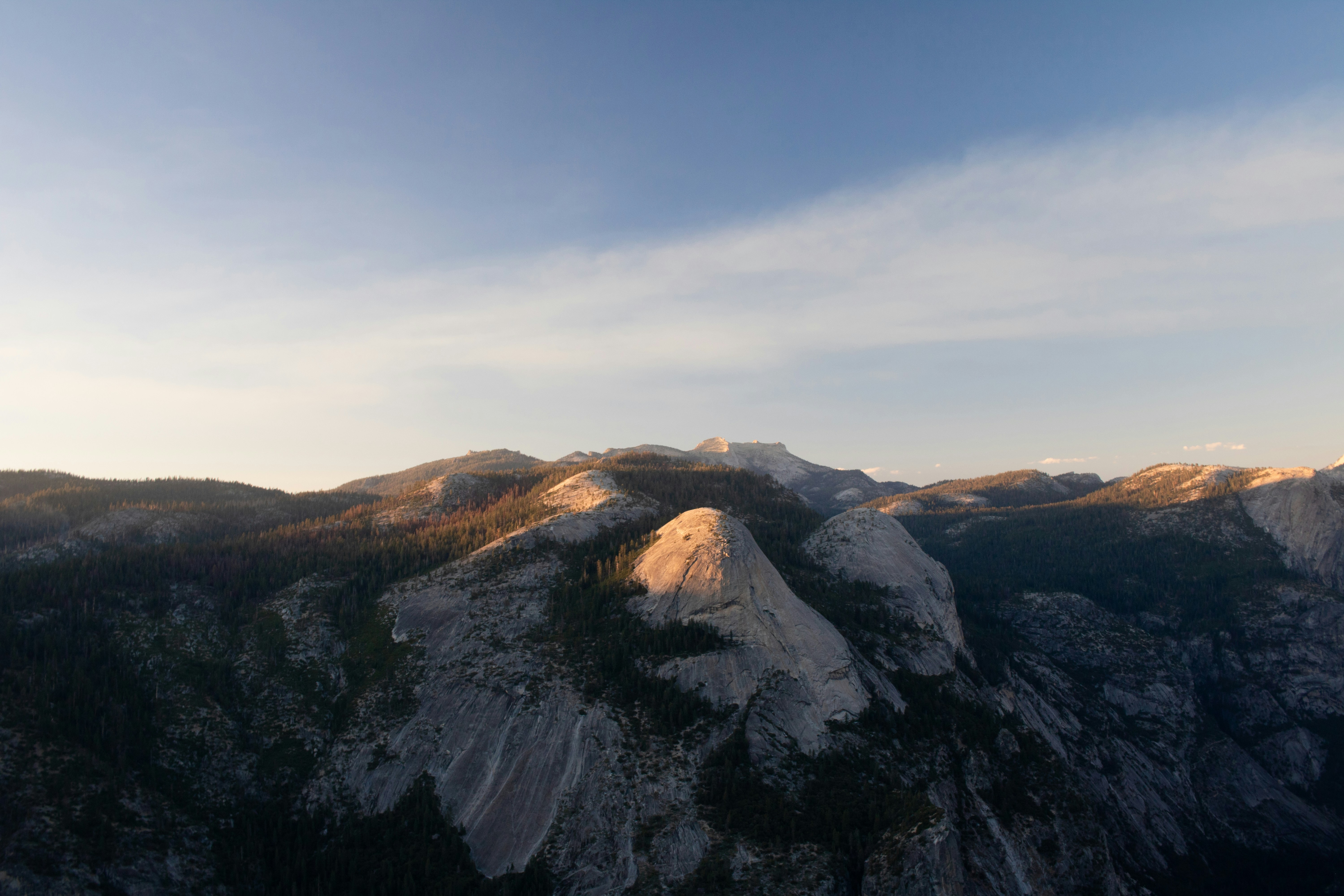 A view of the mountains from a high point of view photo – Free ...