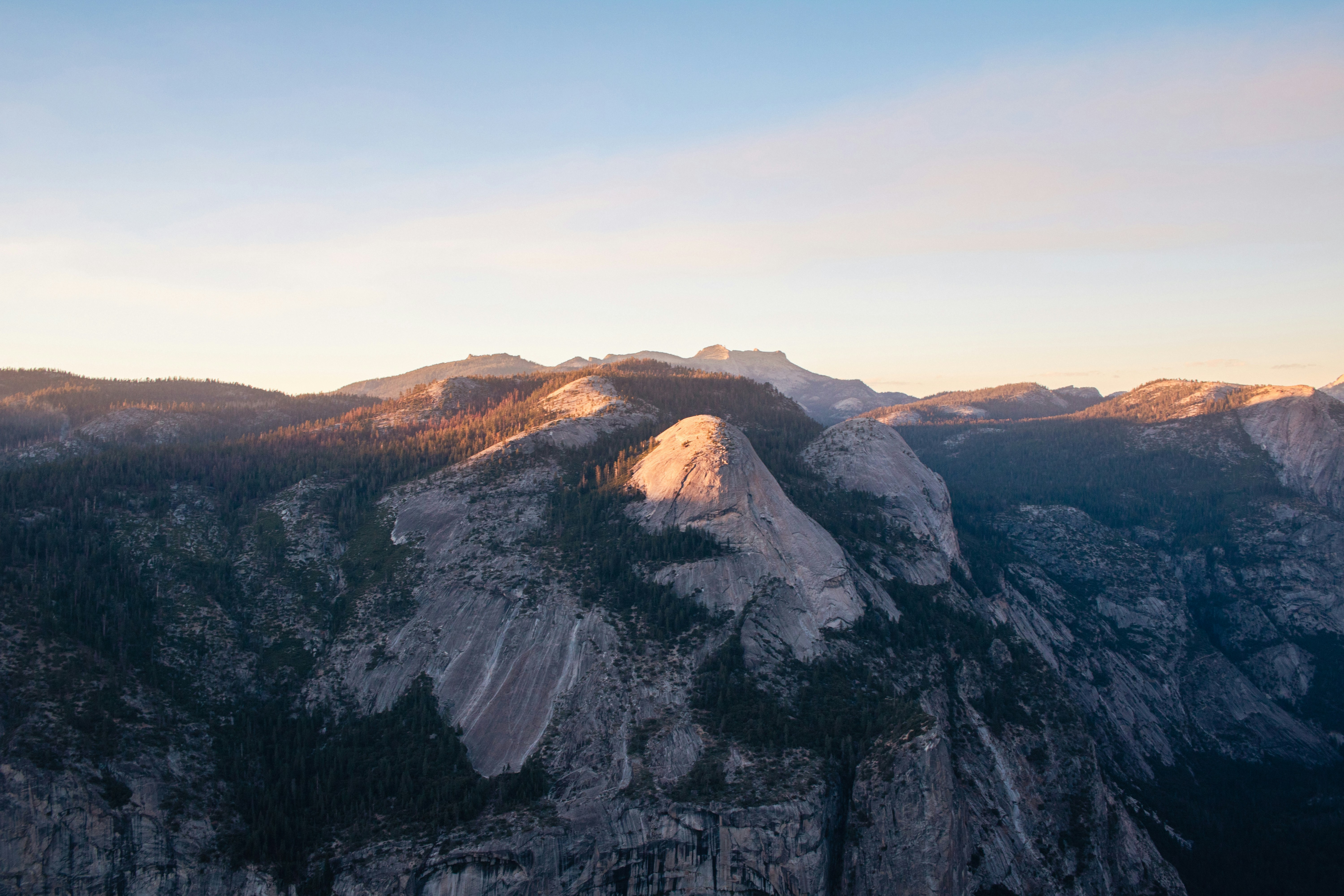 A view of the mountains from a high point of view photo – Free ...