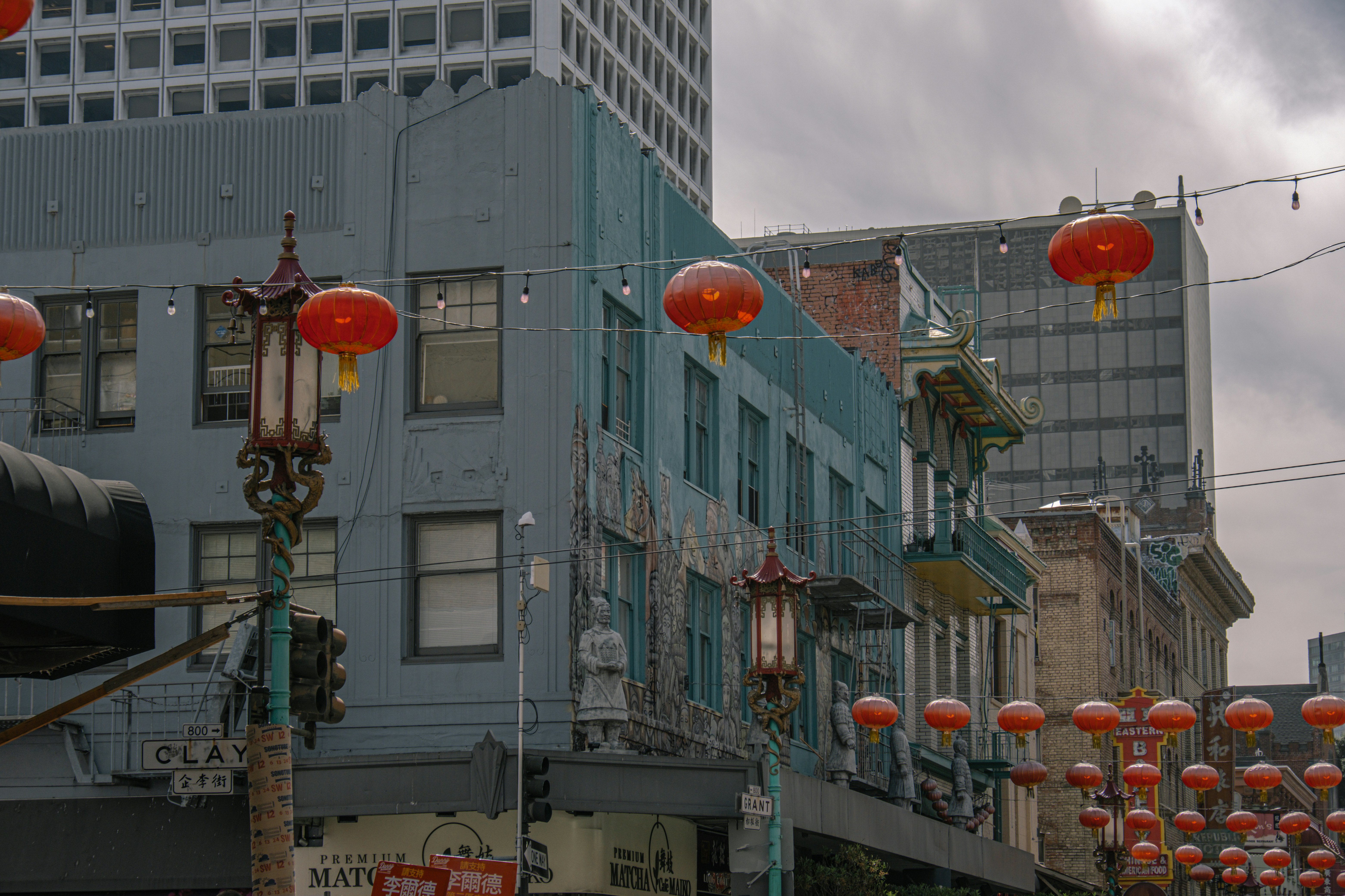 Lantern-lined Street in Chinatown