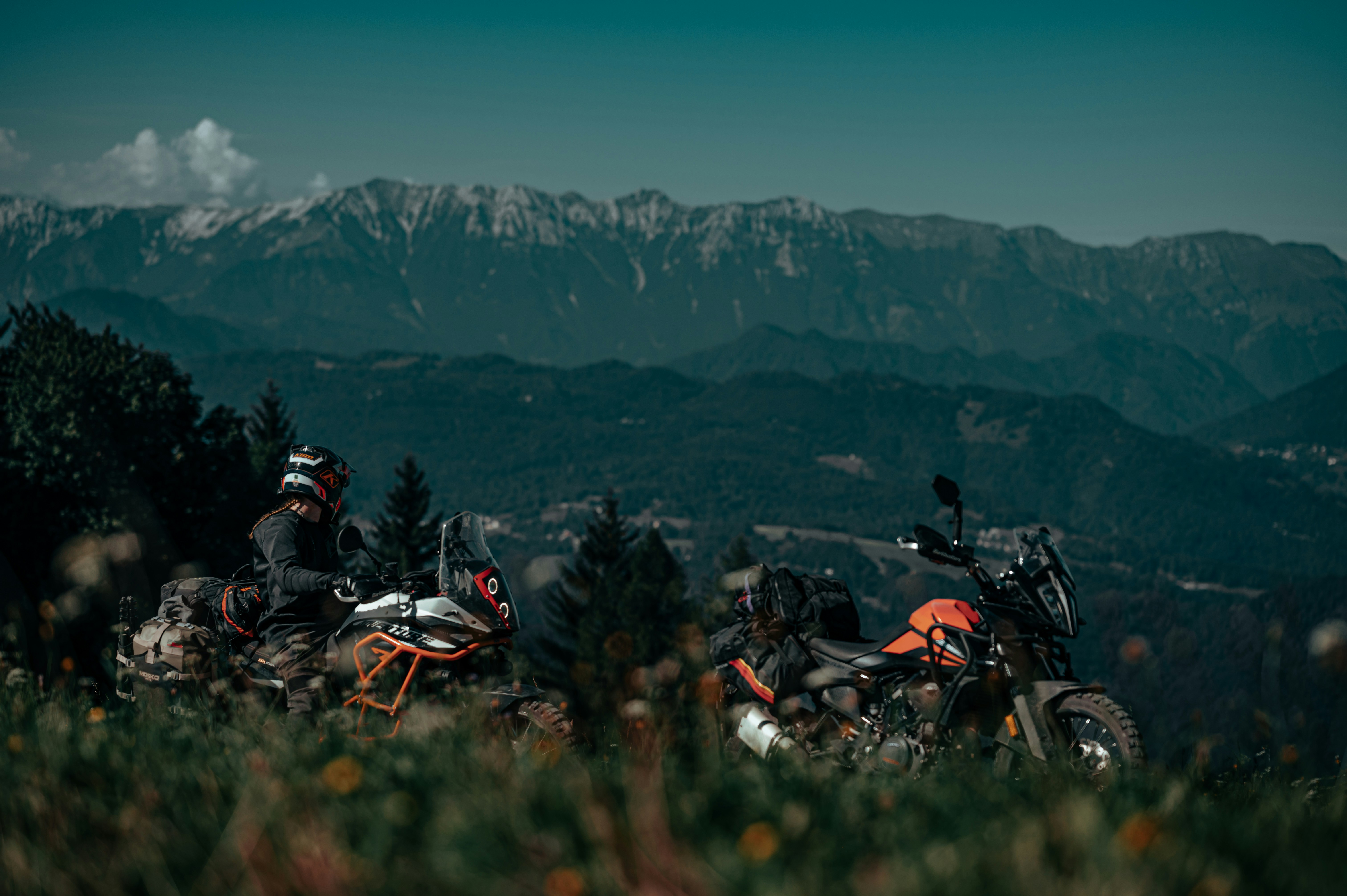 Ridgefront Rally: Two Adventure Bikes at the Mountain Edge